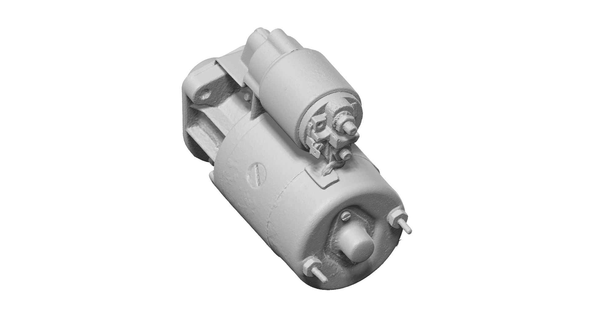 3D Rusty Starter Motor Raw Scanned Model - TurboSquid 1781544