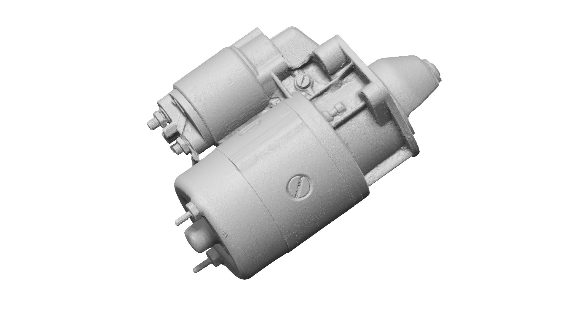 3D Rusty Starter Motor Raw Scanned Model - TurboSquid 1781544