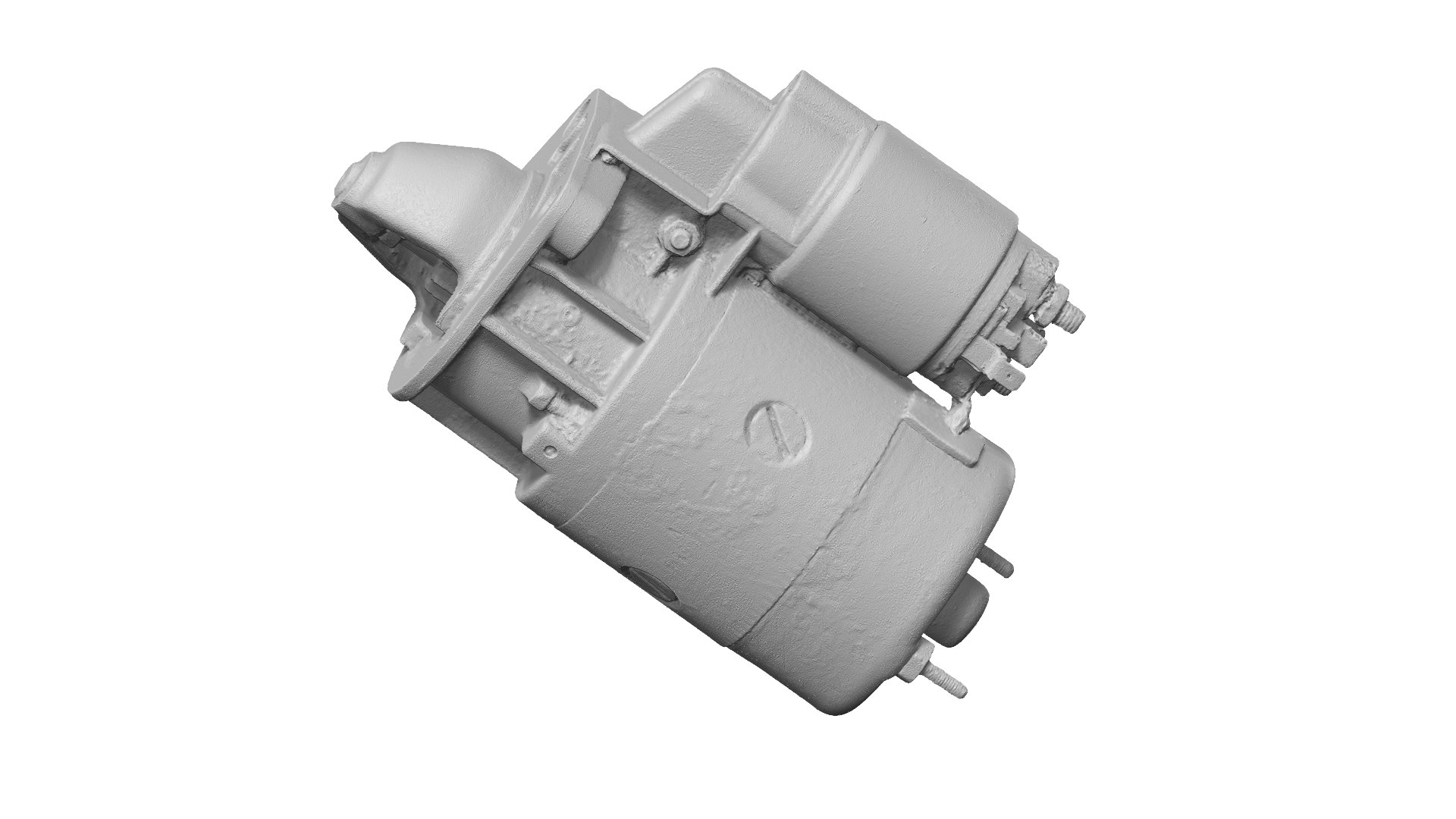 3D Rusty Starter Motor Raw Scanned Model - TurboSquid 1781544