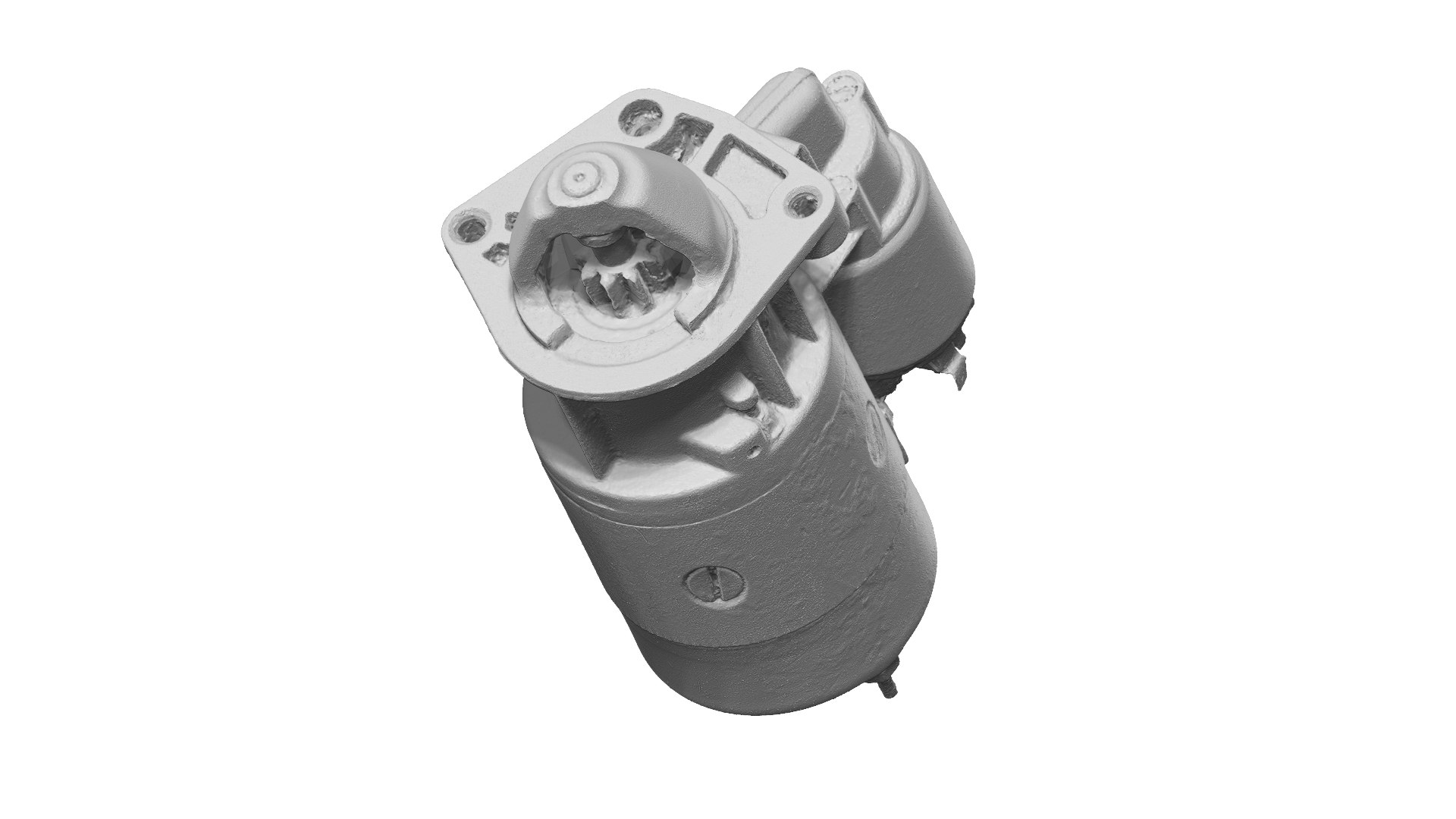 3D Rusty Starter Motor Raw Scanned Model - TurboSquid 1781544