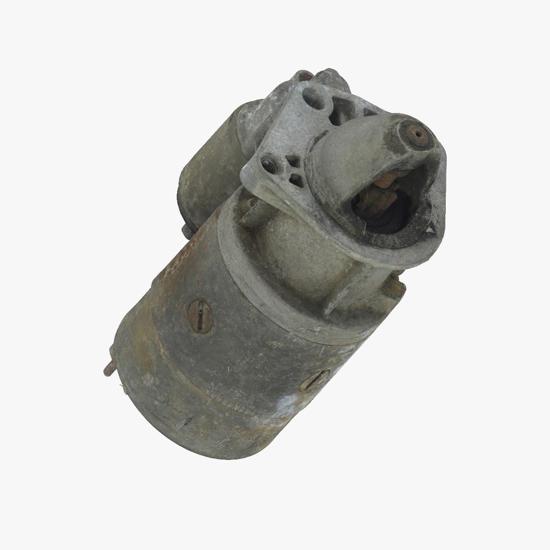 3D Rusty Starter Motor Raw Scanned model - TurboSquid 1781544