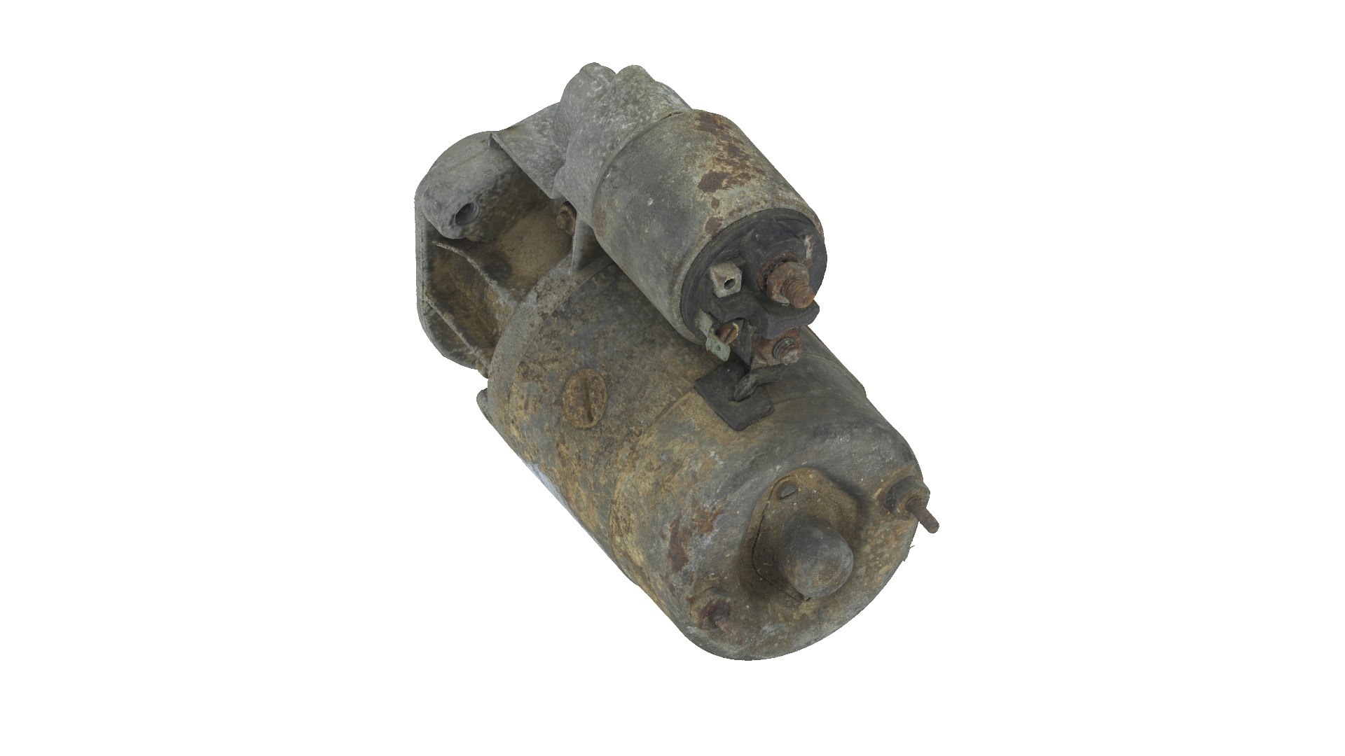 3D Rusty Starter Motor Raw Scanned Model - TurboSquid 1781544