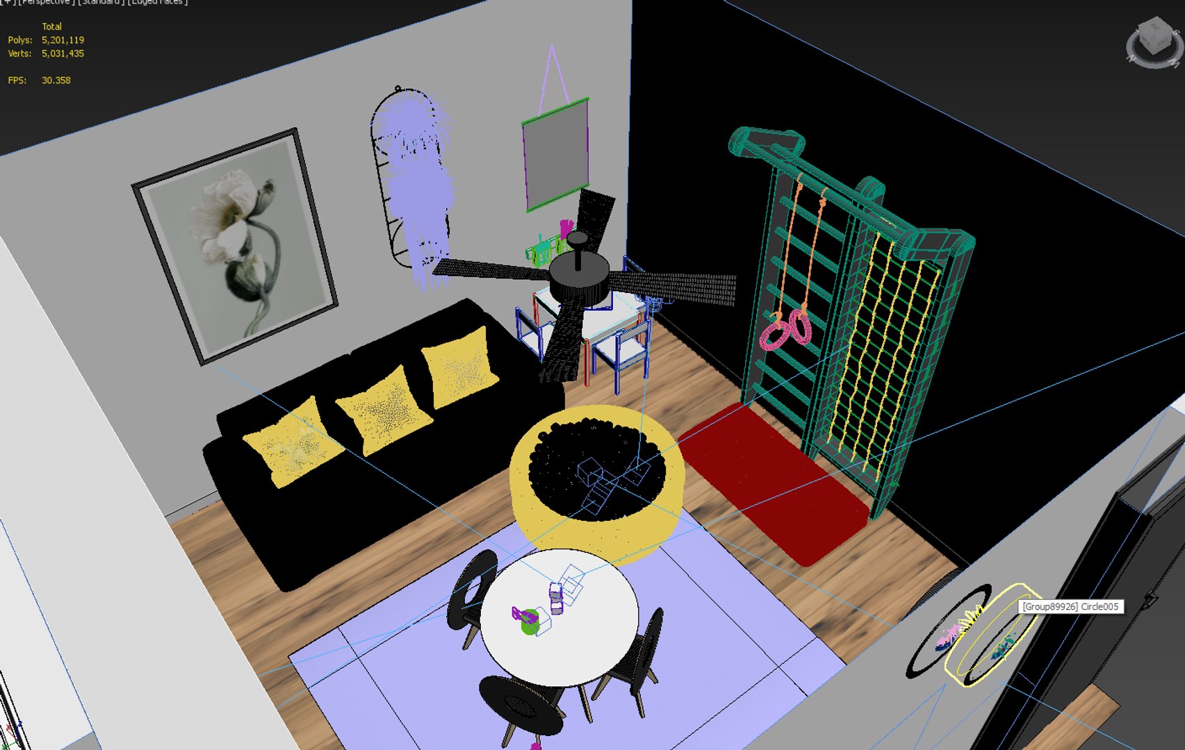 Room Interior 3D Model - TurboSquid 1622859