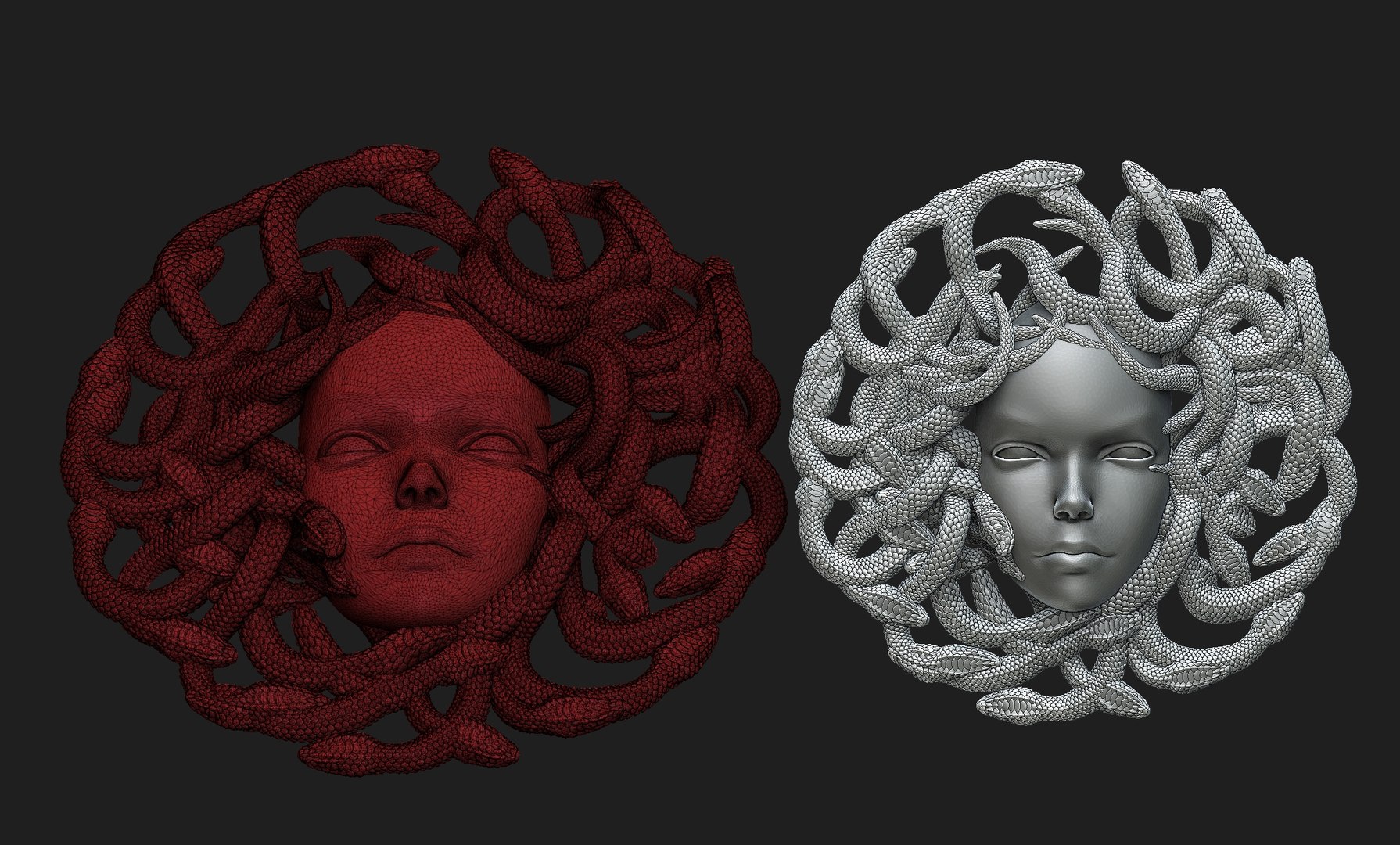 3D Model Medusa Gorgona - TurboSquid 2140039