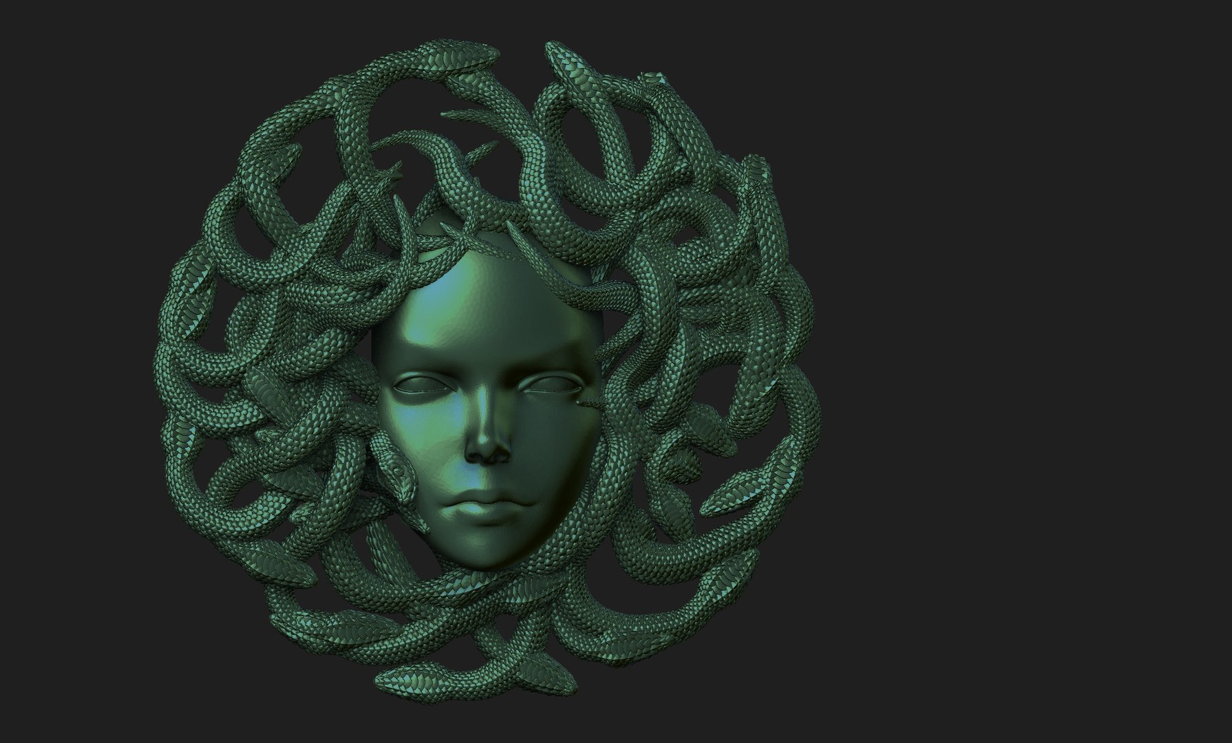 3D Model Medusa Gorgona - TurboSquid 2140039