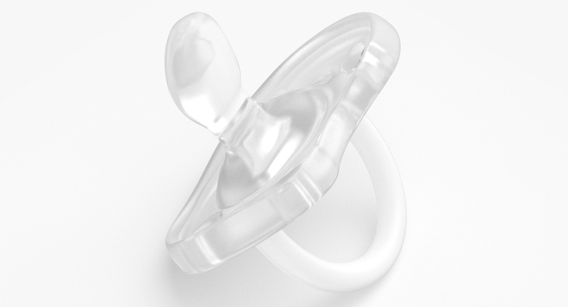 3D Prop Pacifier Clear Blue Pink And Purple Color - TurboSquid 2238078