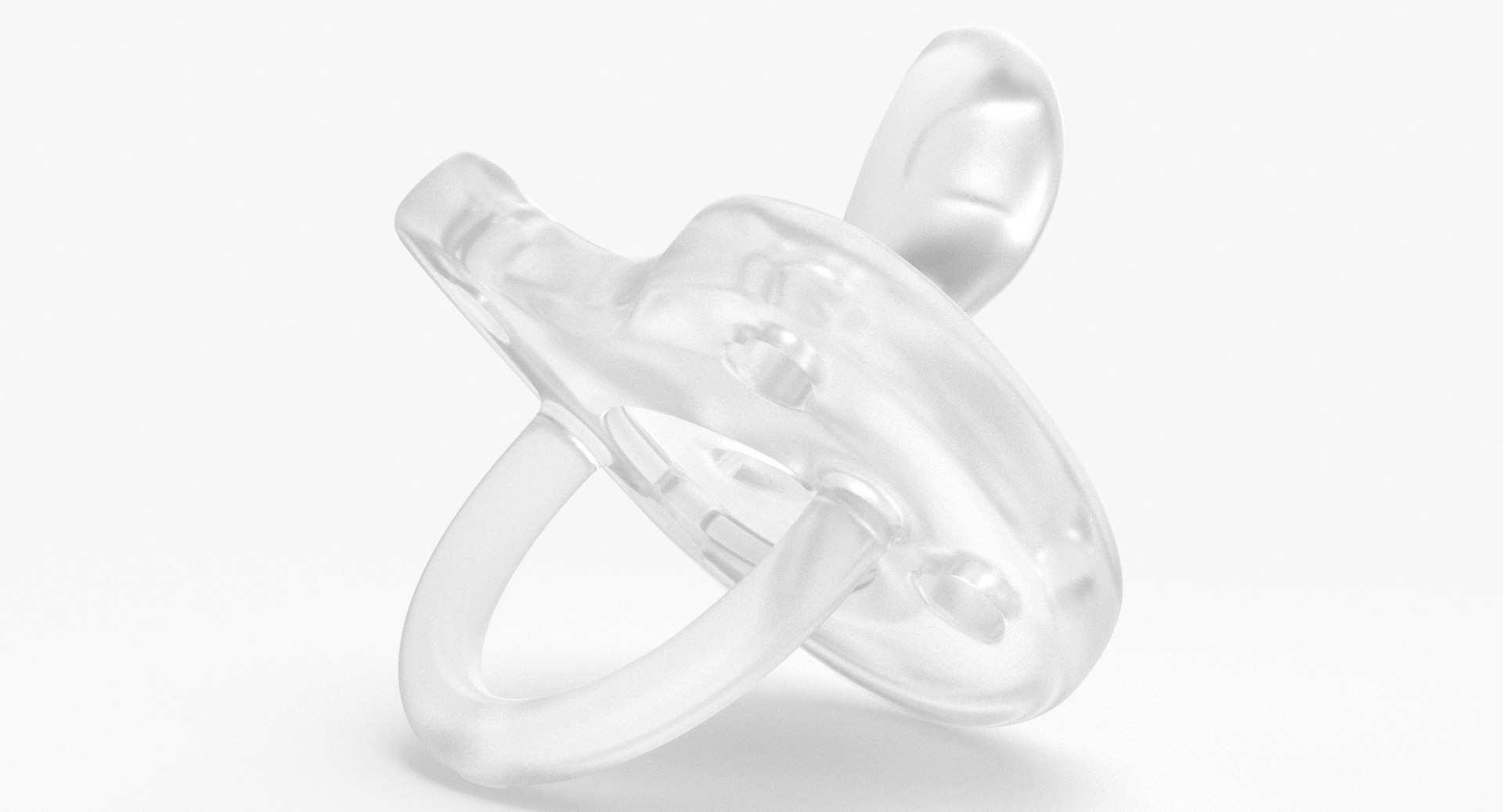 3D Prop Pacifier Clear Blue Pink And Purple Color - TurboSquid 2238078