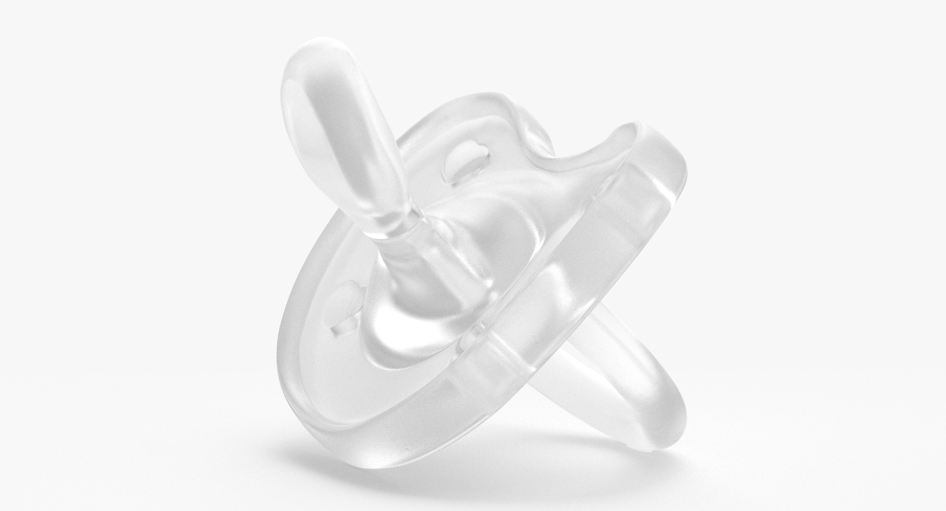 3D Prop Pacifier Clear Blue Pink And Purple Color - TurboSquid 2238078