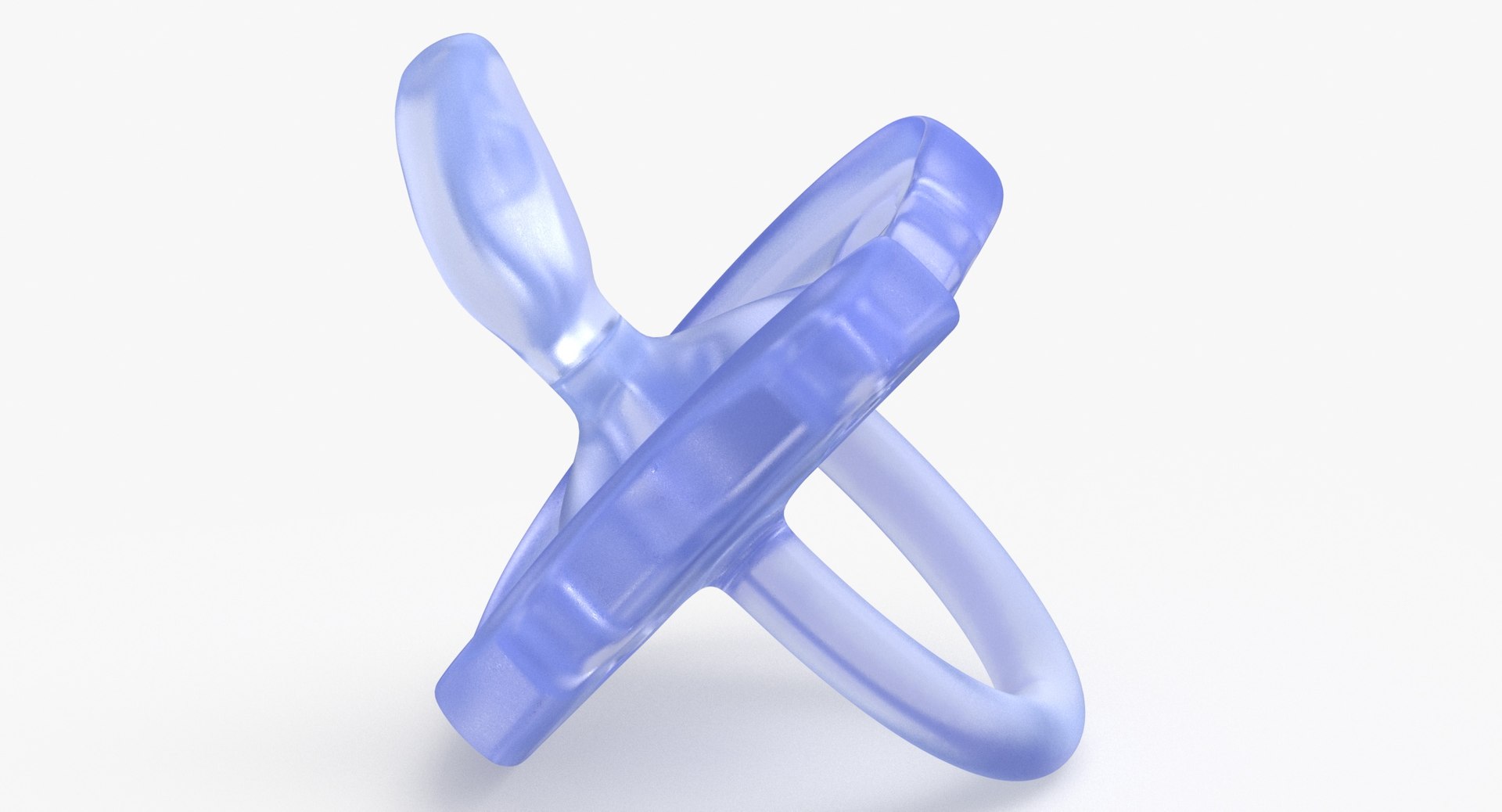 3D Prop Pacifier Clear Blue Pink And Purple Color - TurboSquid 2238078