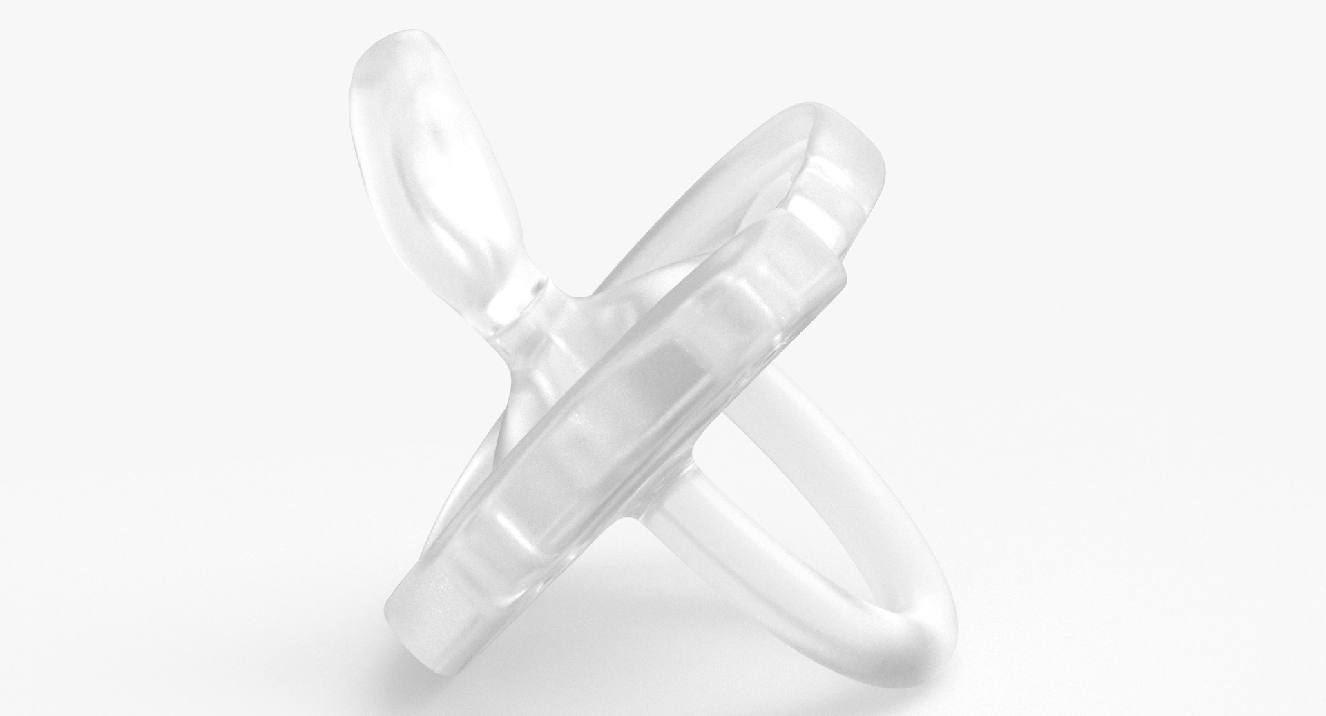 3D Prop Pacifier Clear Blue Pink And Purple Color - TurboSquid 2238078