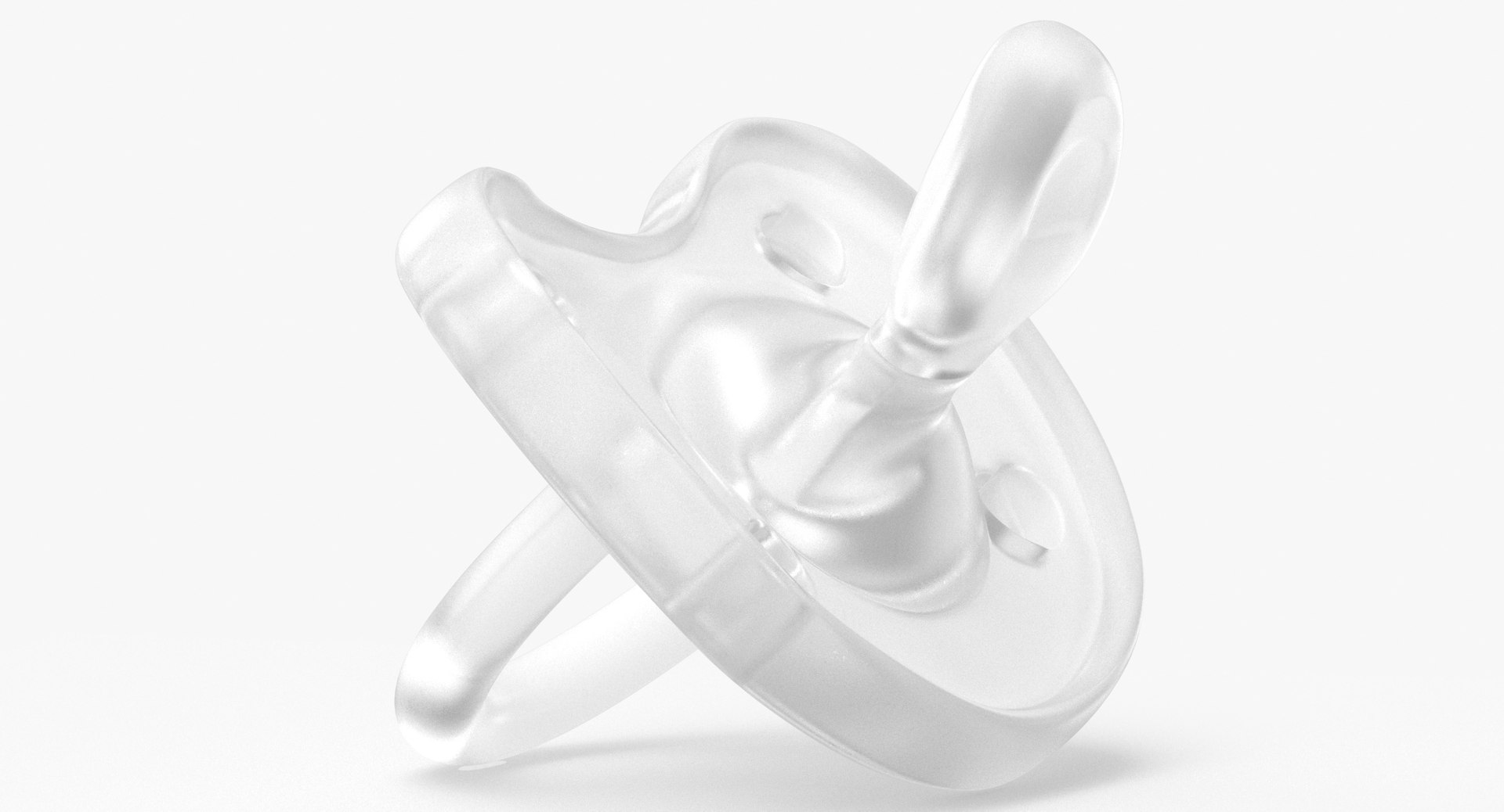 3D Prop Pacifier Clear Blue Pink And Purple Color - TurboSquid 2238078