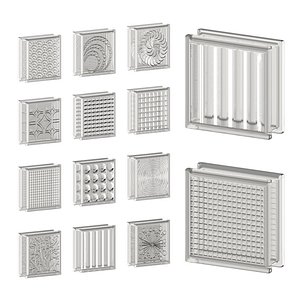 3D model Glass Block Wall 04 - TurboSquid 1906992