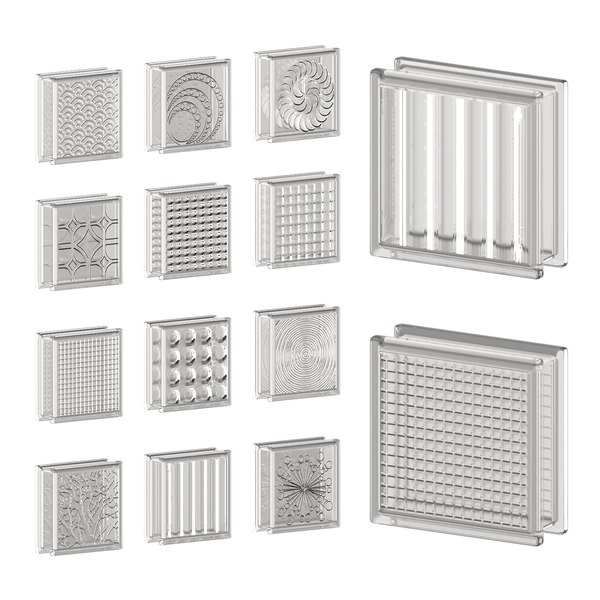 3D Quadra Glass Block Blue - TurboSquid 1830798