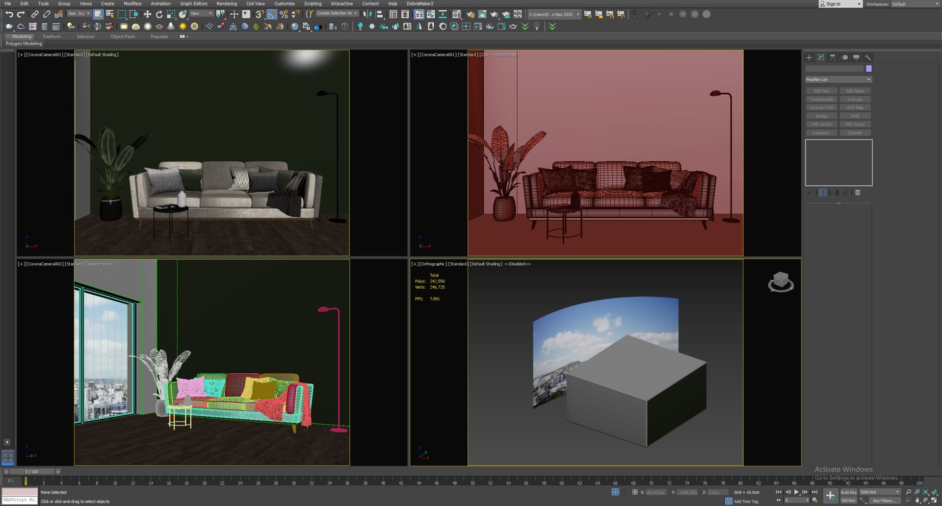 Interior simple scene 24 3D model - TurboSquid 2145473