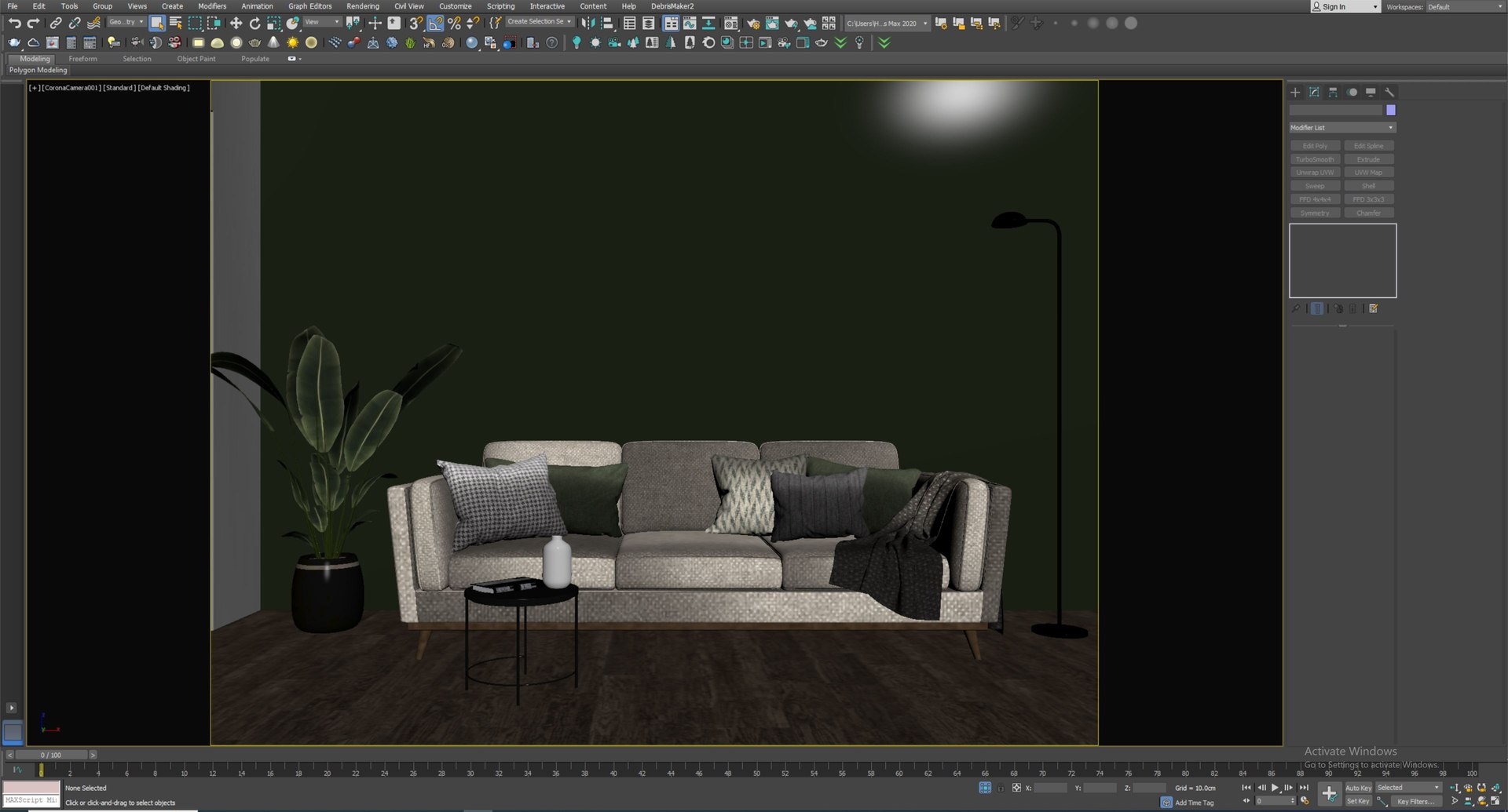 Interior simple scene 24 3D model - TurboSquid 2145473