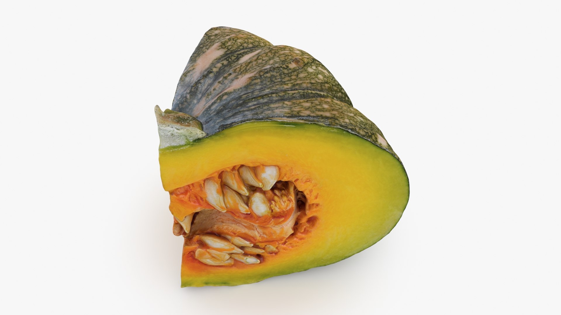 Asian Pumpkin Slice 3D Model - TurboSquid 2230425