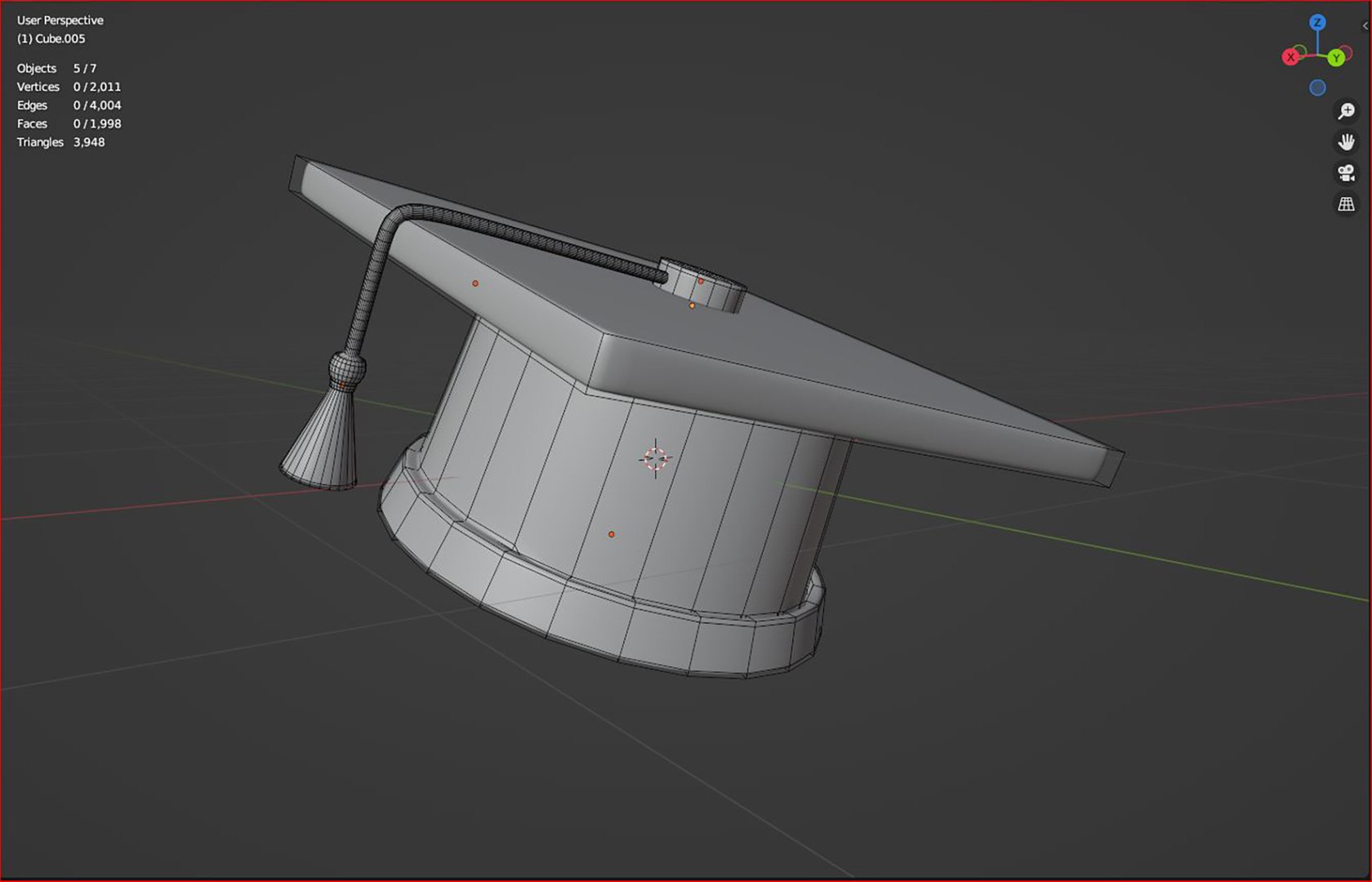 3d Graduation Cap 3D Model - TurboSquid 2013809