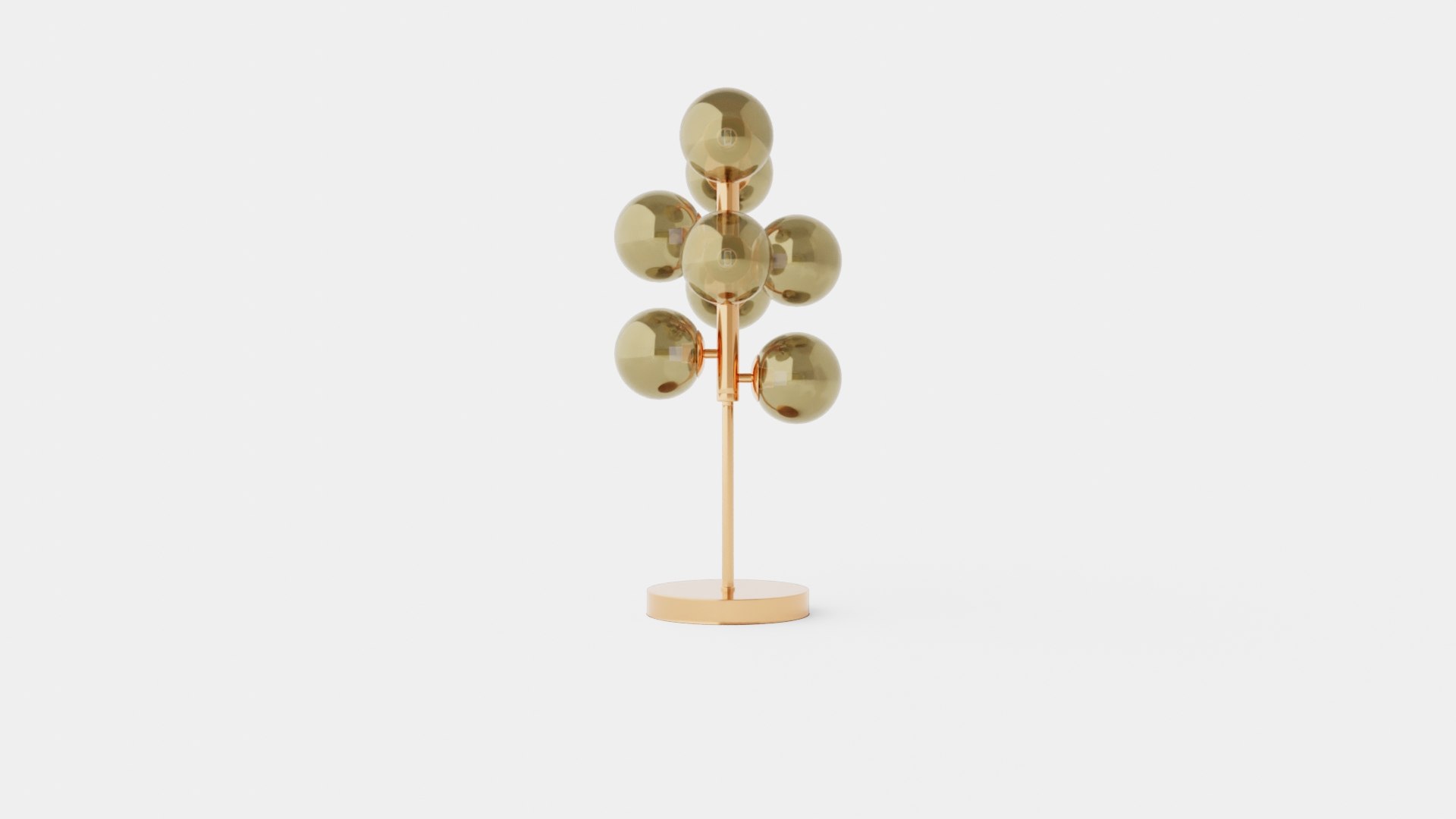 3D Splendor Gold Lamp - TurboSquid 2247678
