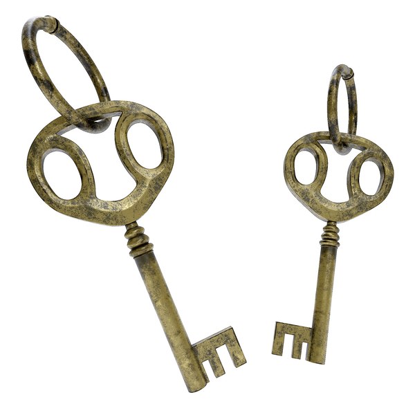 modelo 3d Llave de latón vintage modelo 3d - TurboSquid 1976281