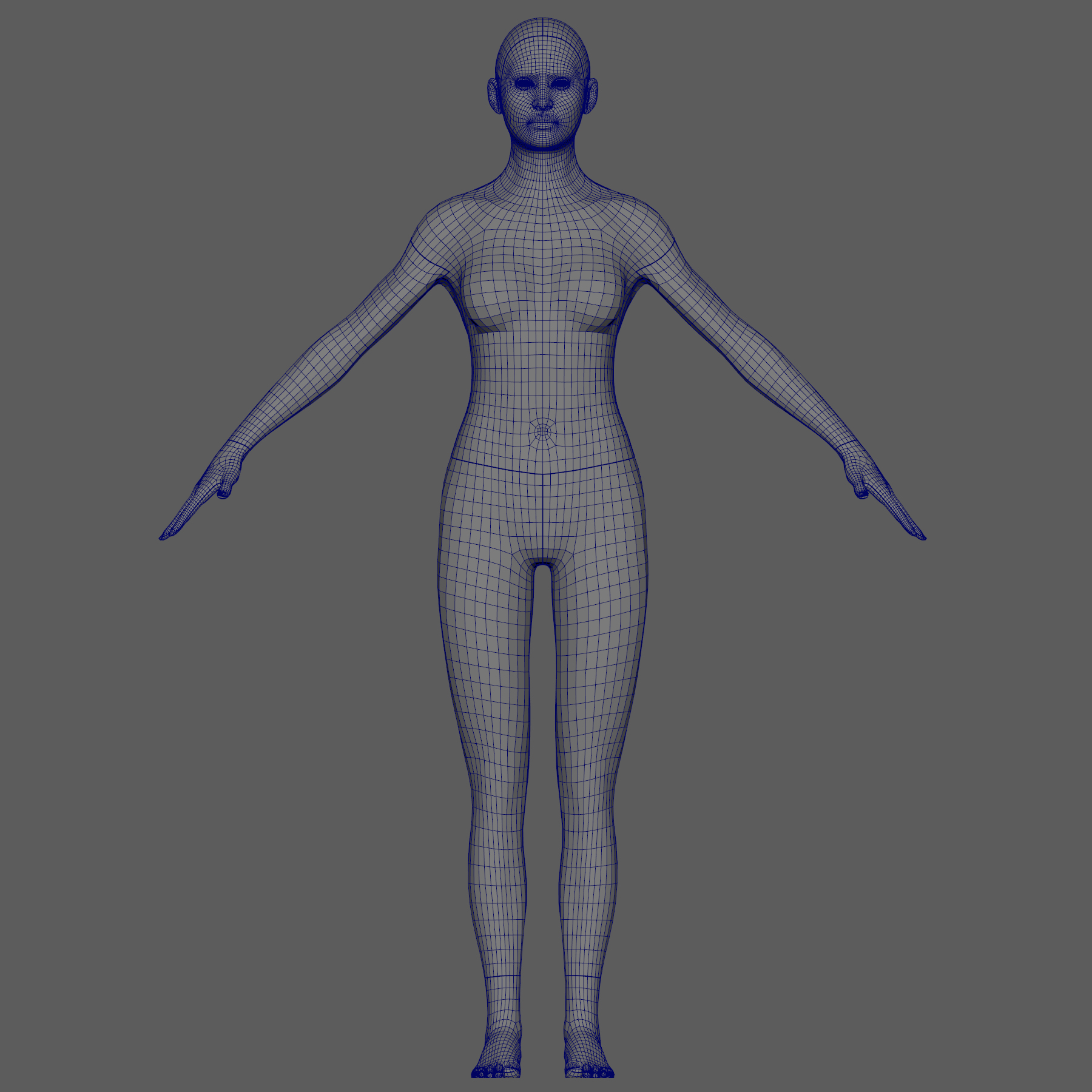 3D model female character rig face - TurboSquid 1394259