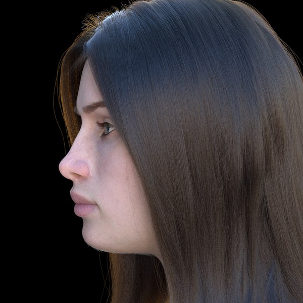 modelo 3d Cinematic Female 001 - Advanced Body Rig - Face Rig - GUI ...