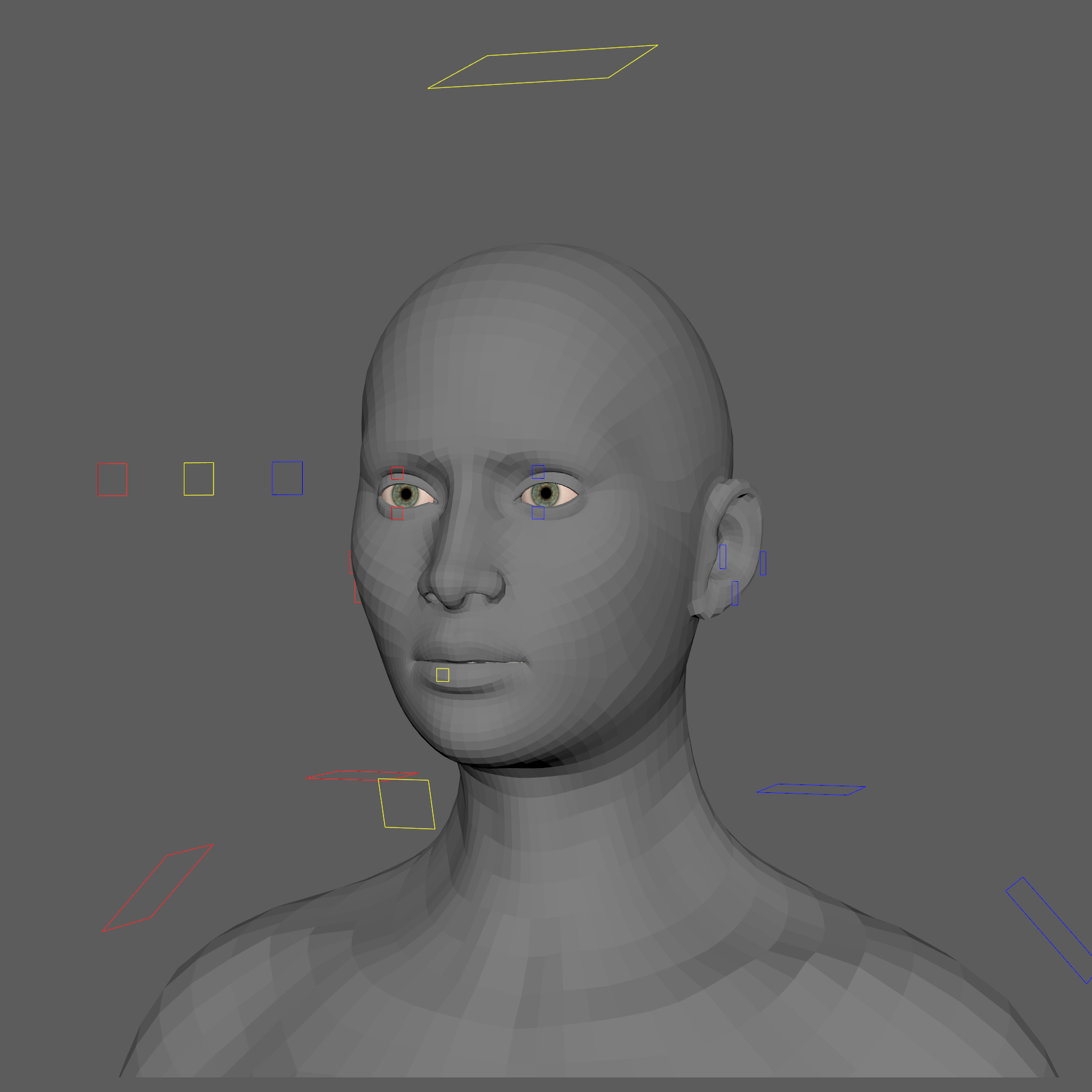 3D model female character rig face - TurboSquid 1394259