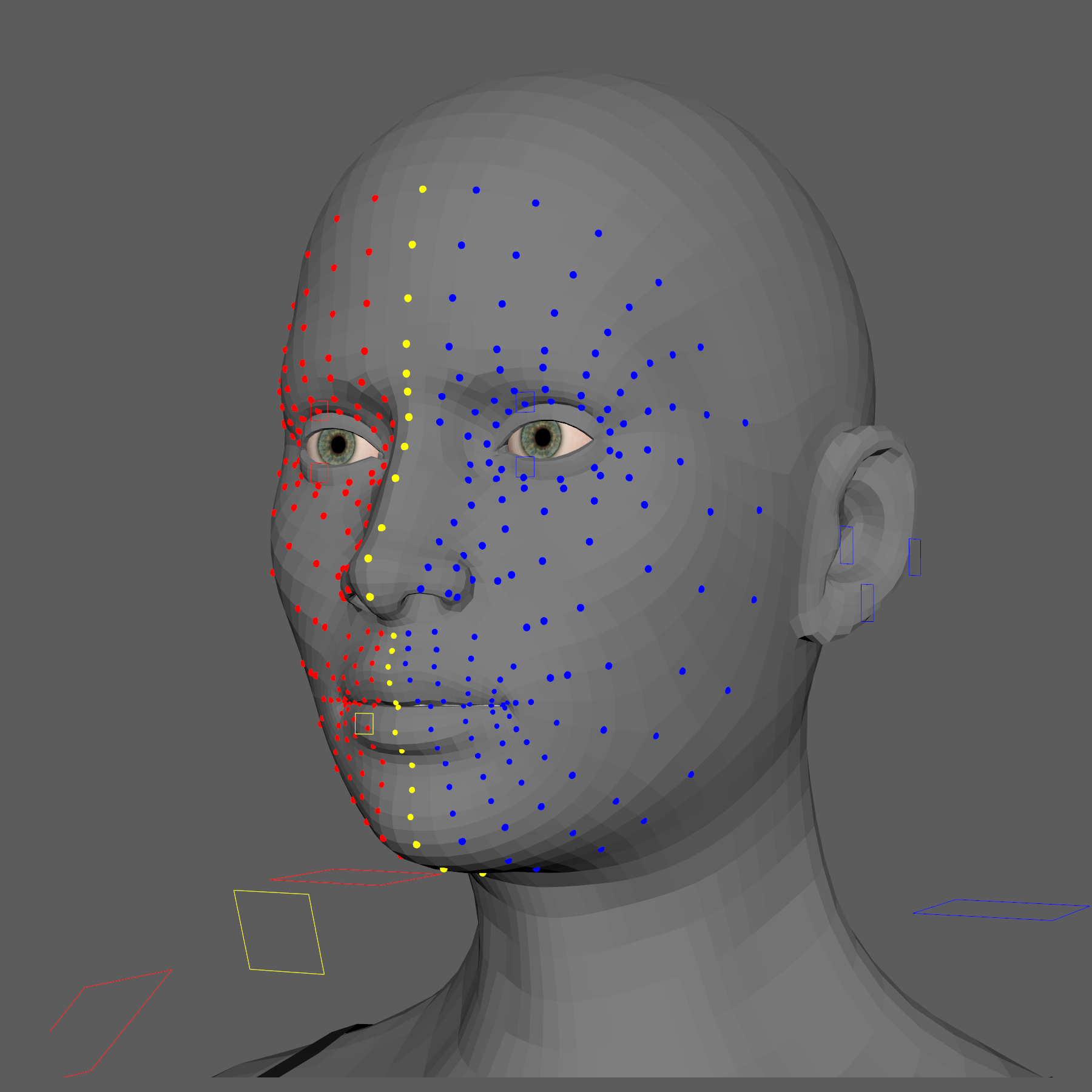 3D model female character rig face - TurboSquid 1394259