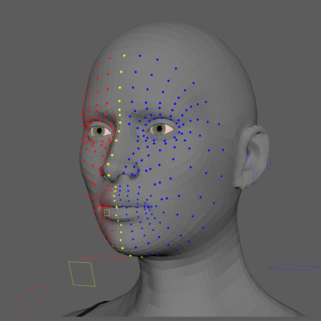 3D Model Female Character Rig Face - TurboSquid 1394259