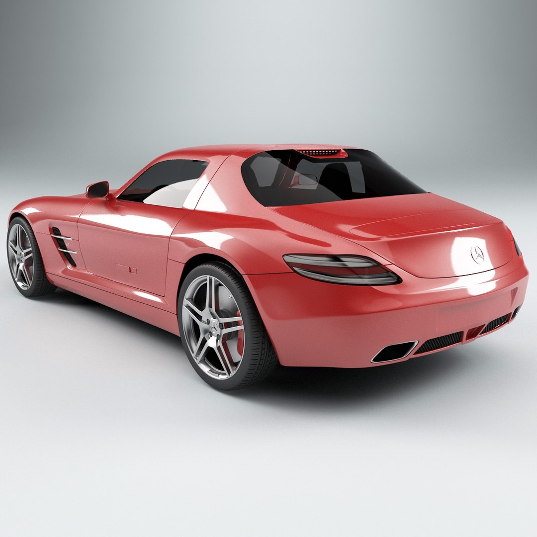 3d Model Mercedes Sls Amg 2010