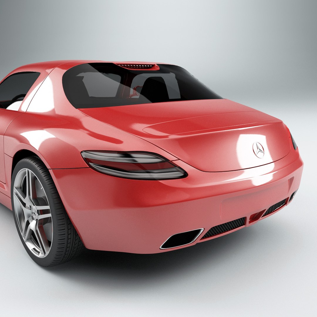 3d Model Mercedes Sls Amg 2010