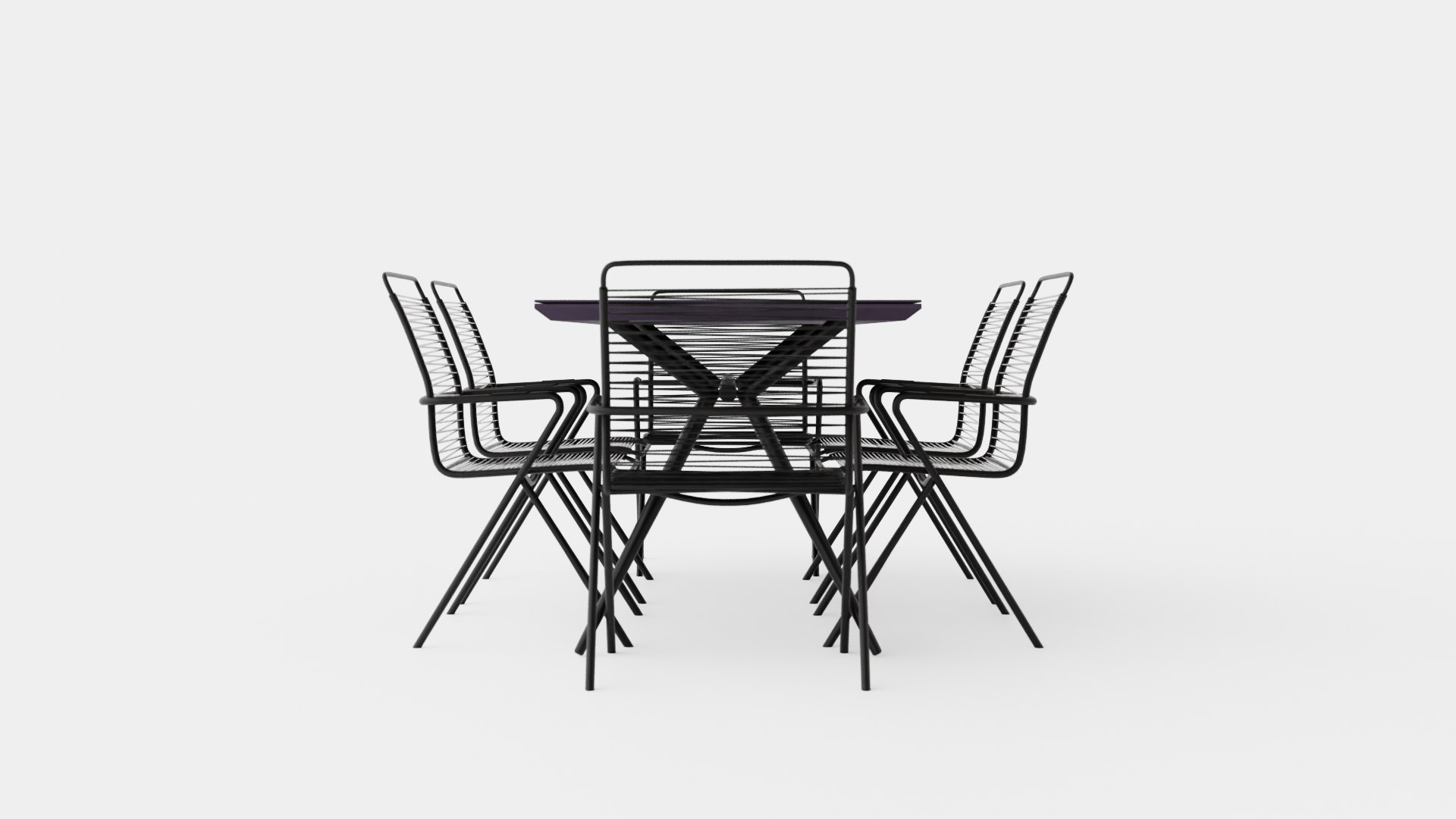 3D Modena Dining Set - TurboSquid 2255584