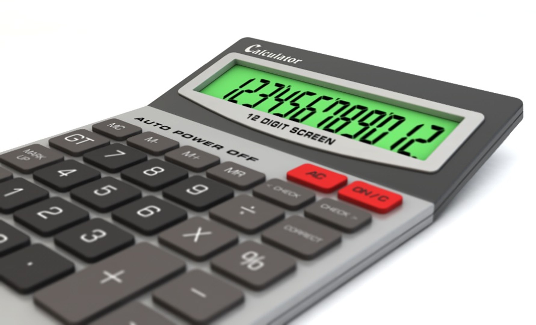 3d Generic Calculator Model