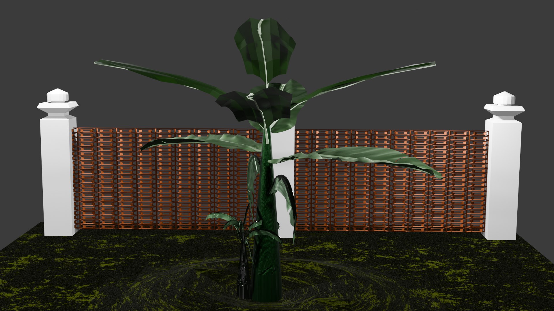 3D Banana Tree Model - TurboSquid 2286310