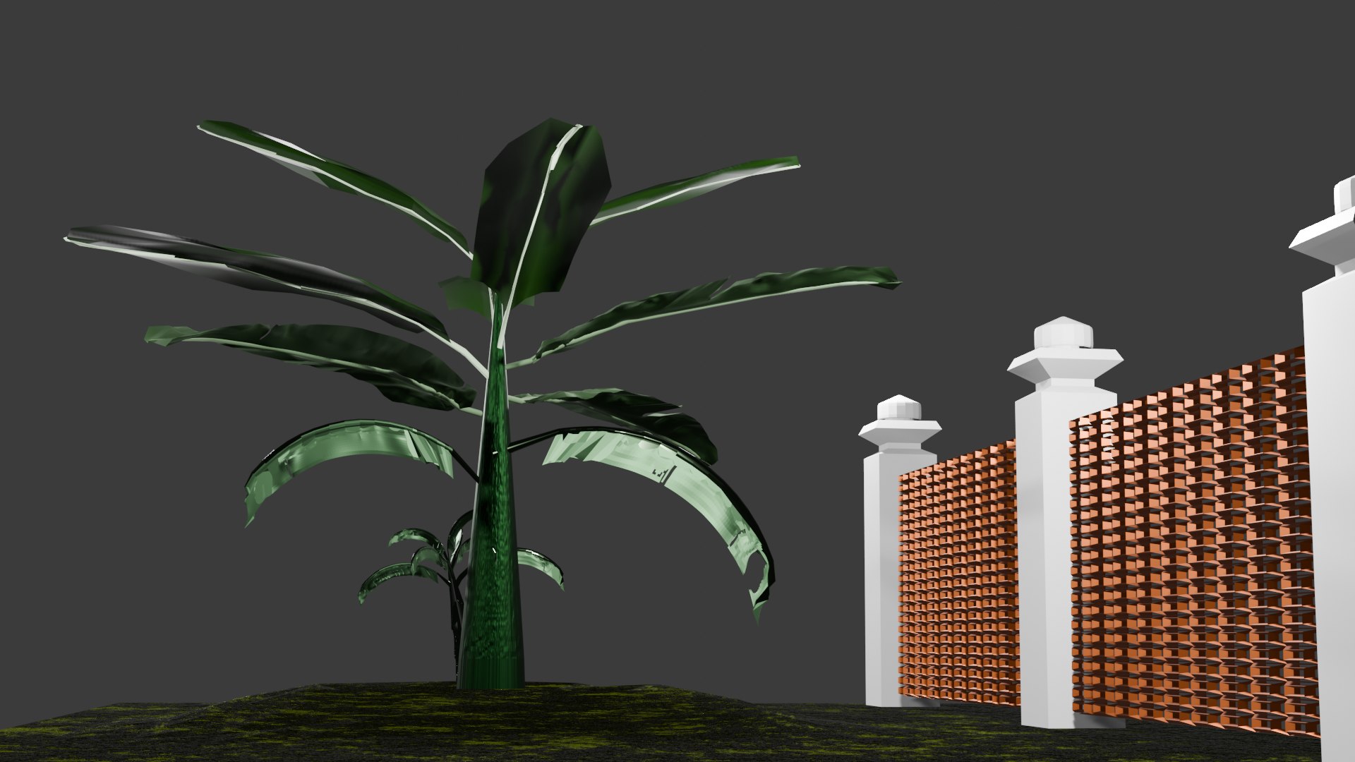 3D Banana Tree Model - TurboSquid 2286310