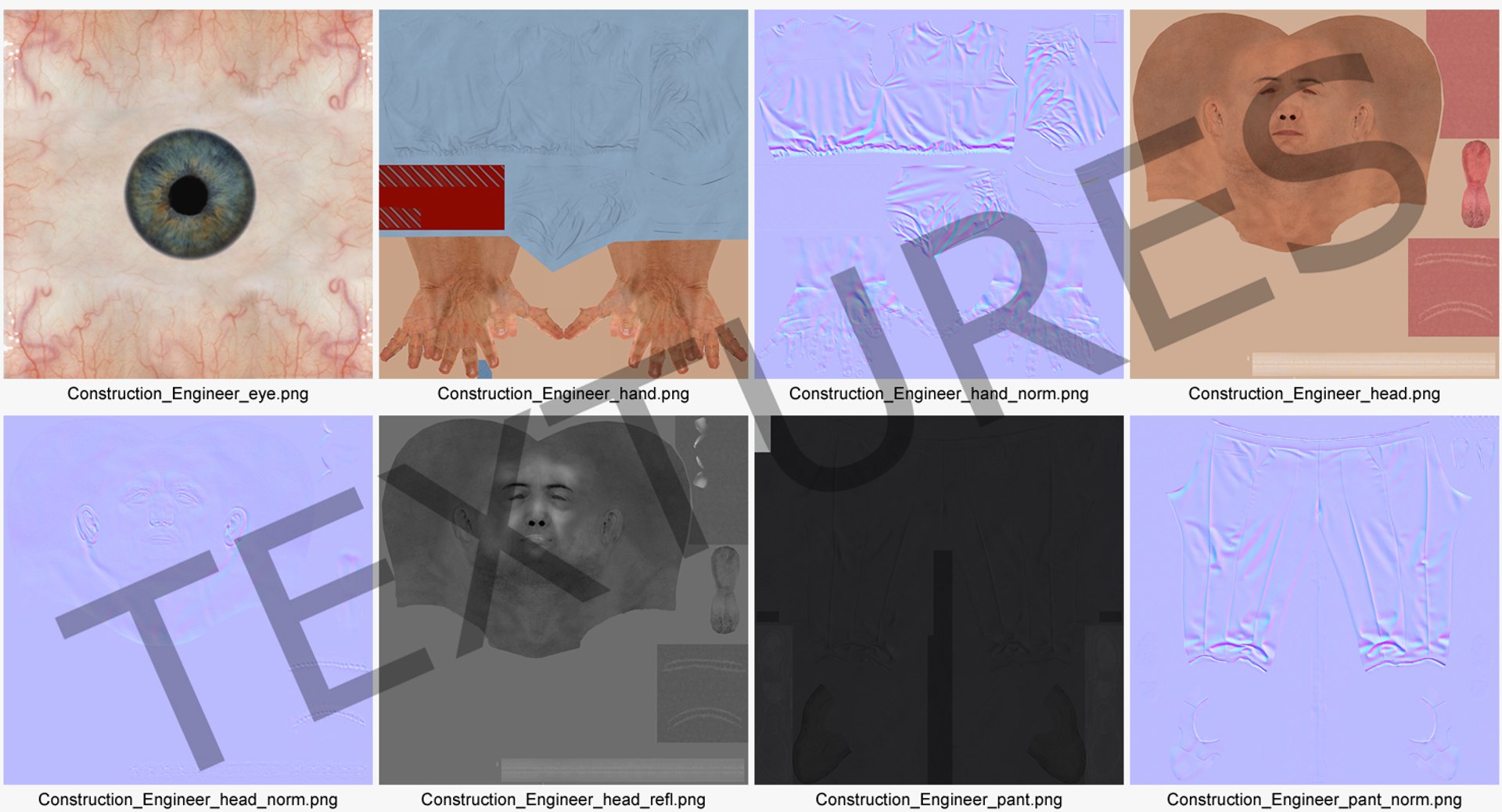 3d office worker standing pose model