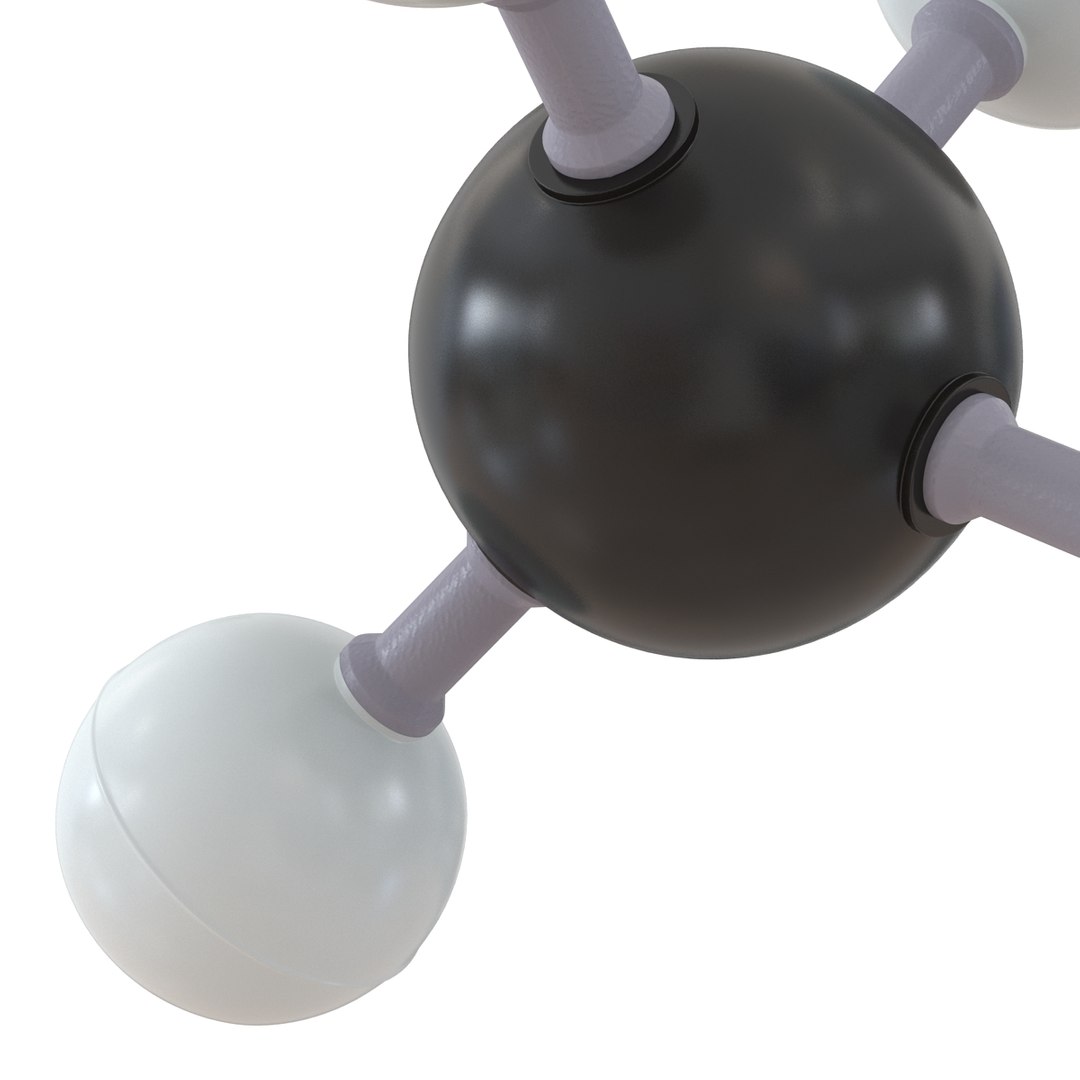 3d Model Methane Molecule