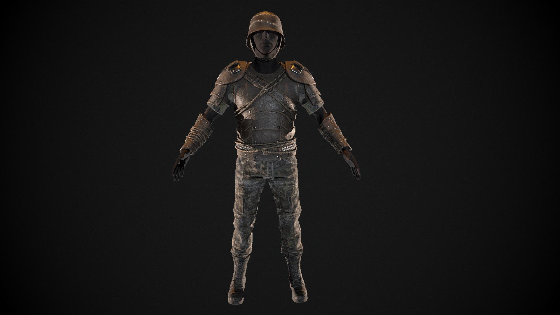 Skull Armor 3D - TurboSquid 1413092