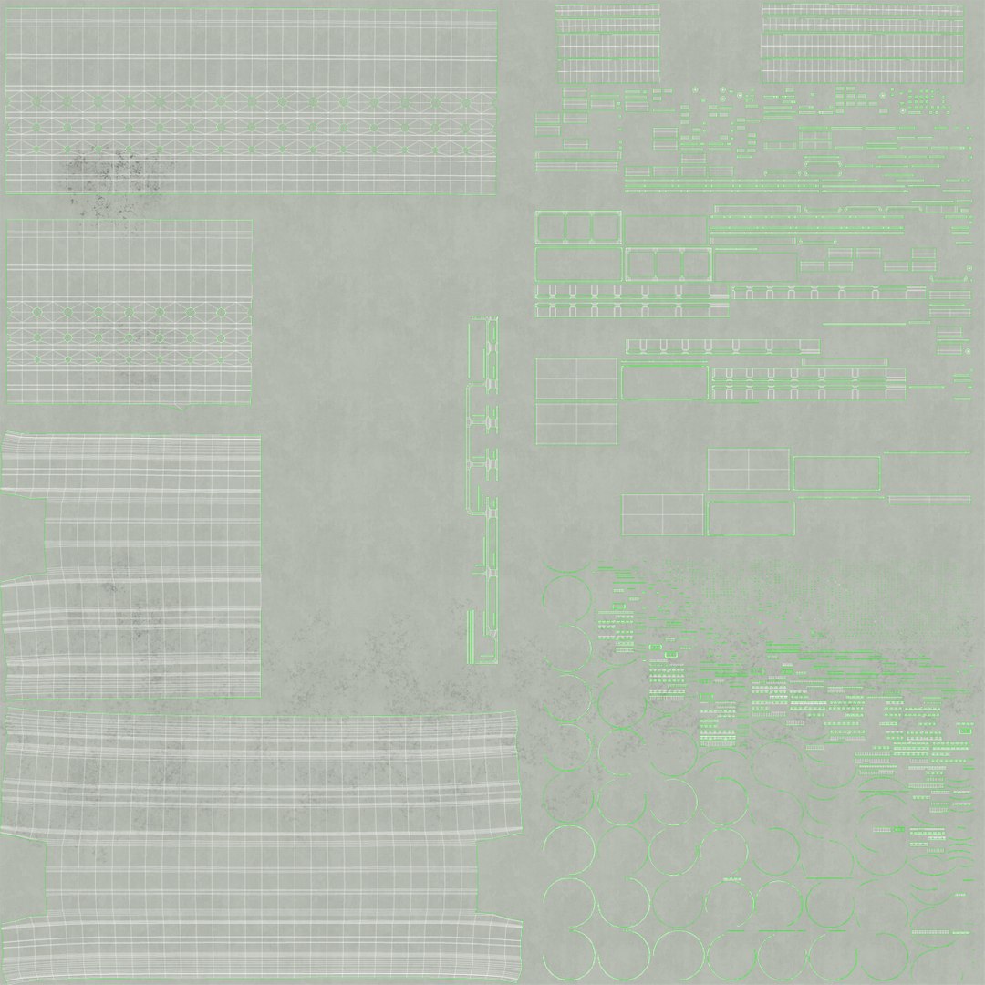 3d Obj Turbojet Engine Sectioned