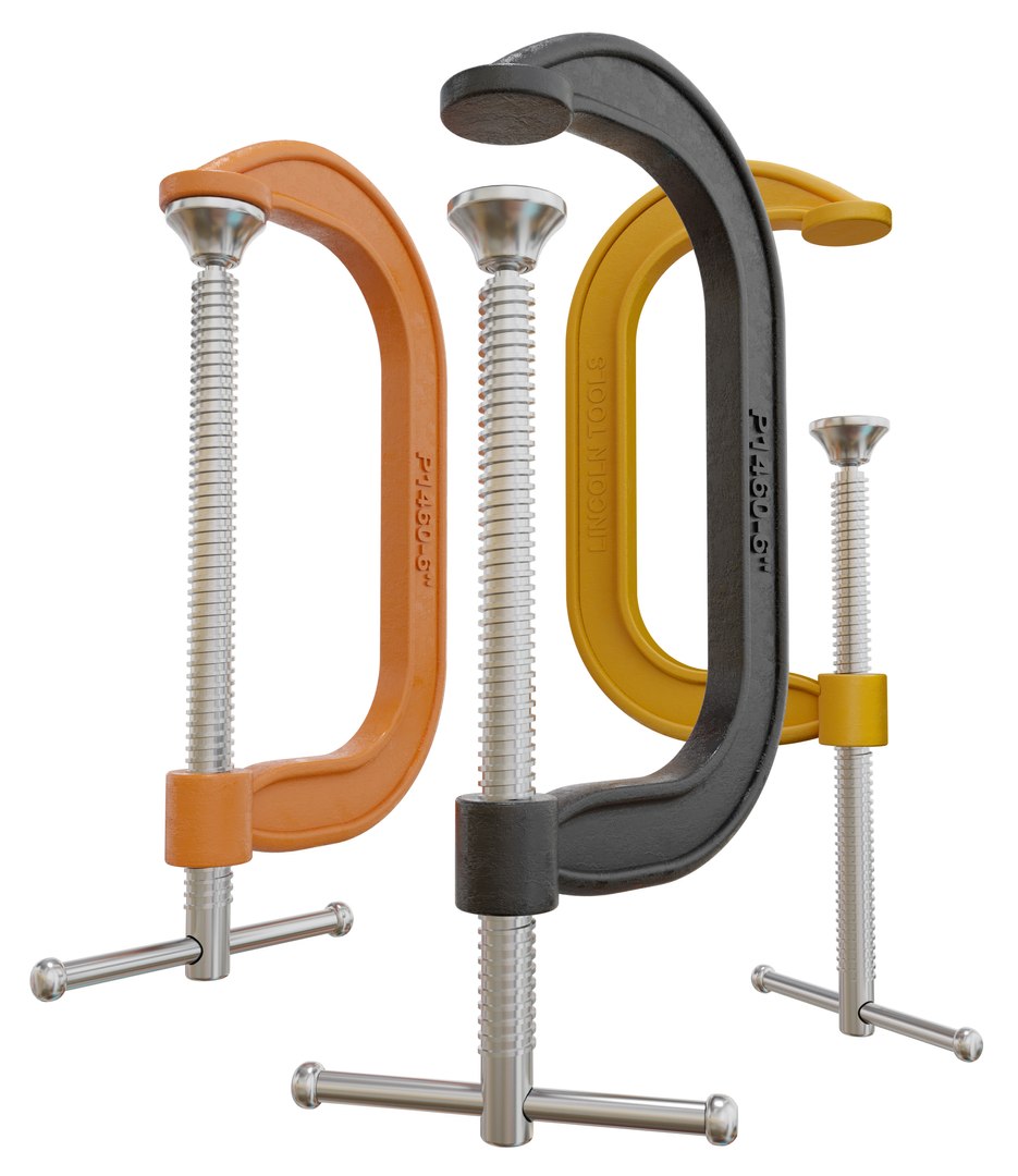 Clamp C-clamp 3D - TurboSquid 1526574