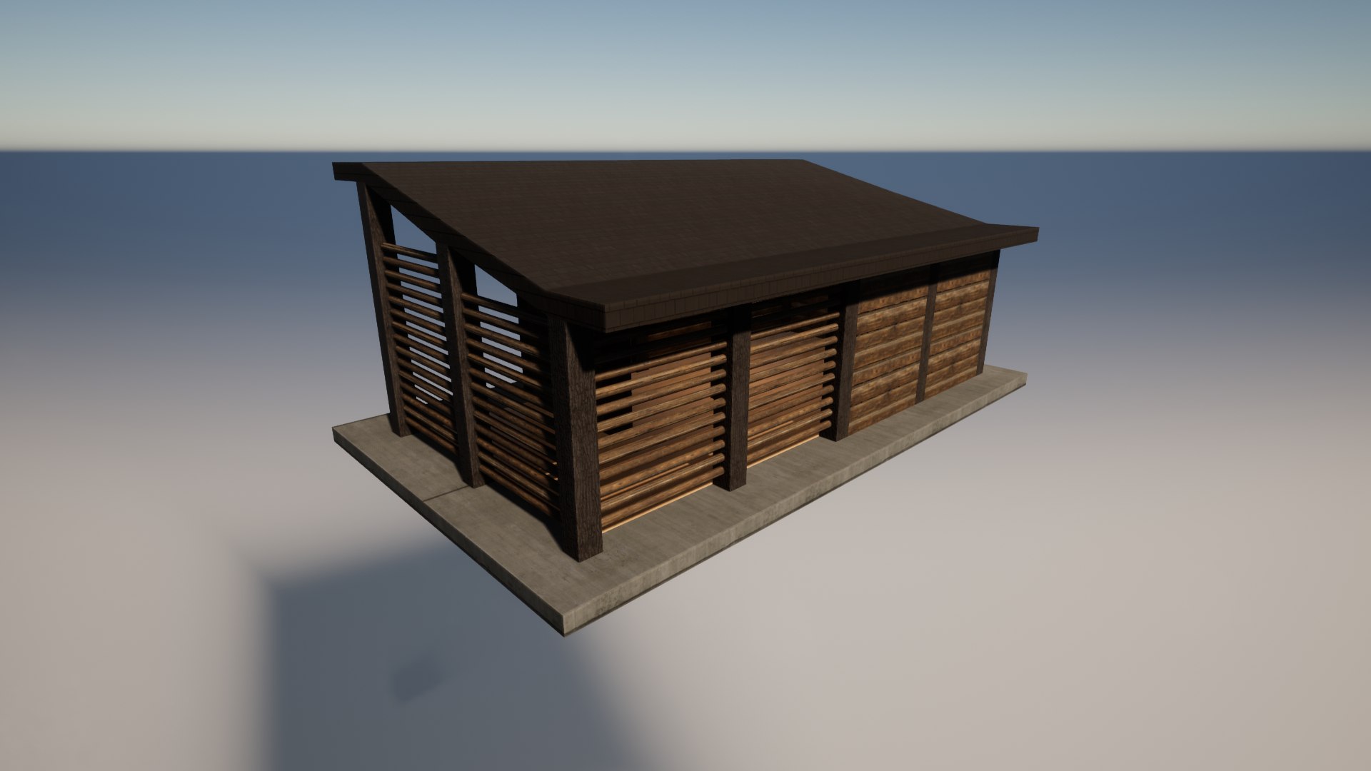 3D Model Wooden Shed - TurboSquid 1744893