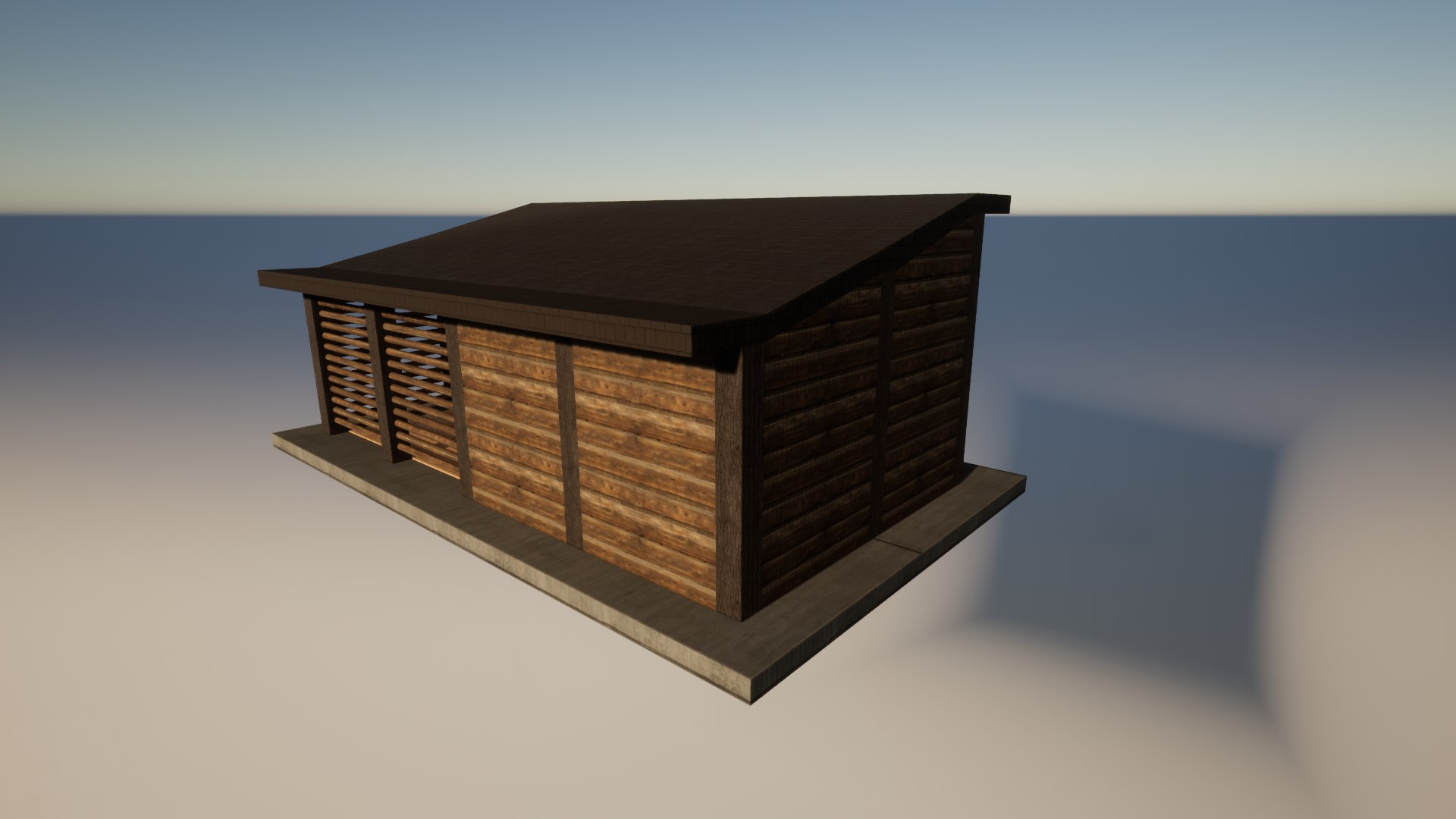 3D Model Wooden Shed - TurboSquid 1744893
