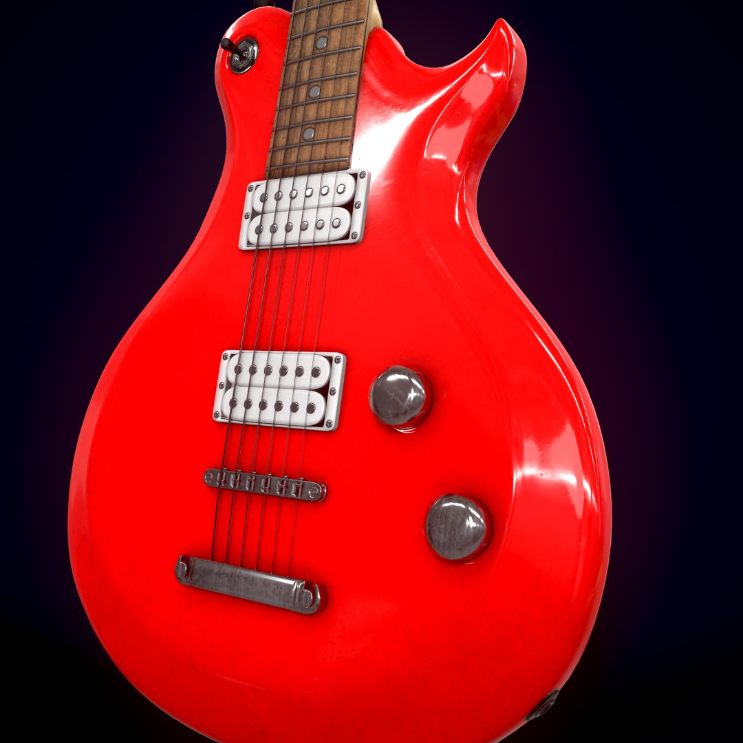Electric guitar Homage HEG-621 3D - TurboSquid 1783700