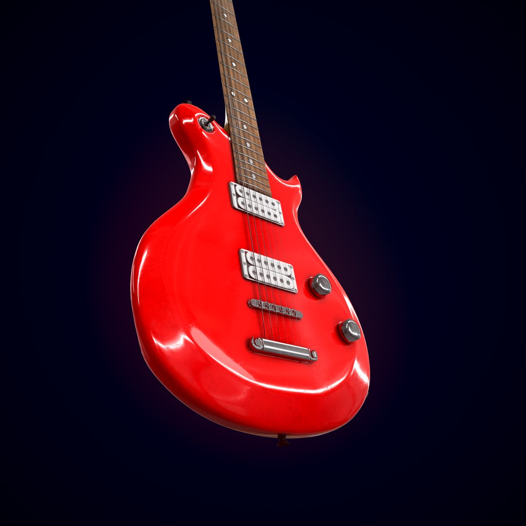 Electric guitar Homage HEG-621 3D - TurboSquid 1783700