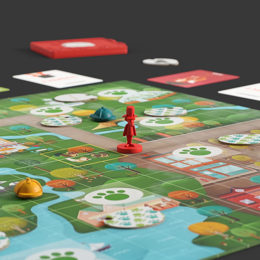3D Model Board Game Outfoxed - TurboSquid 2056612