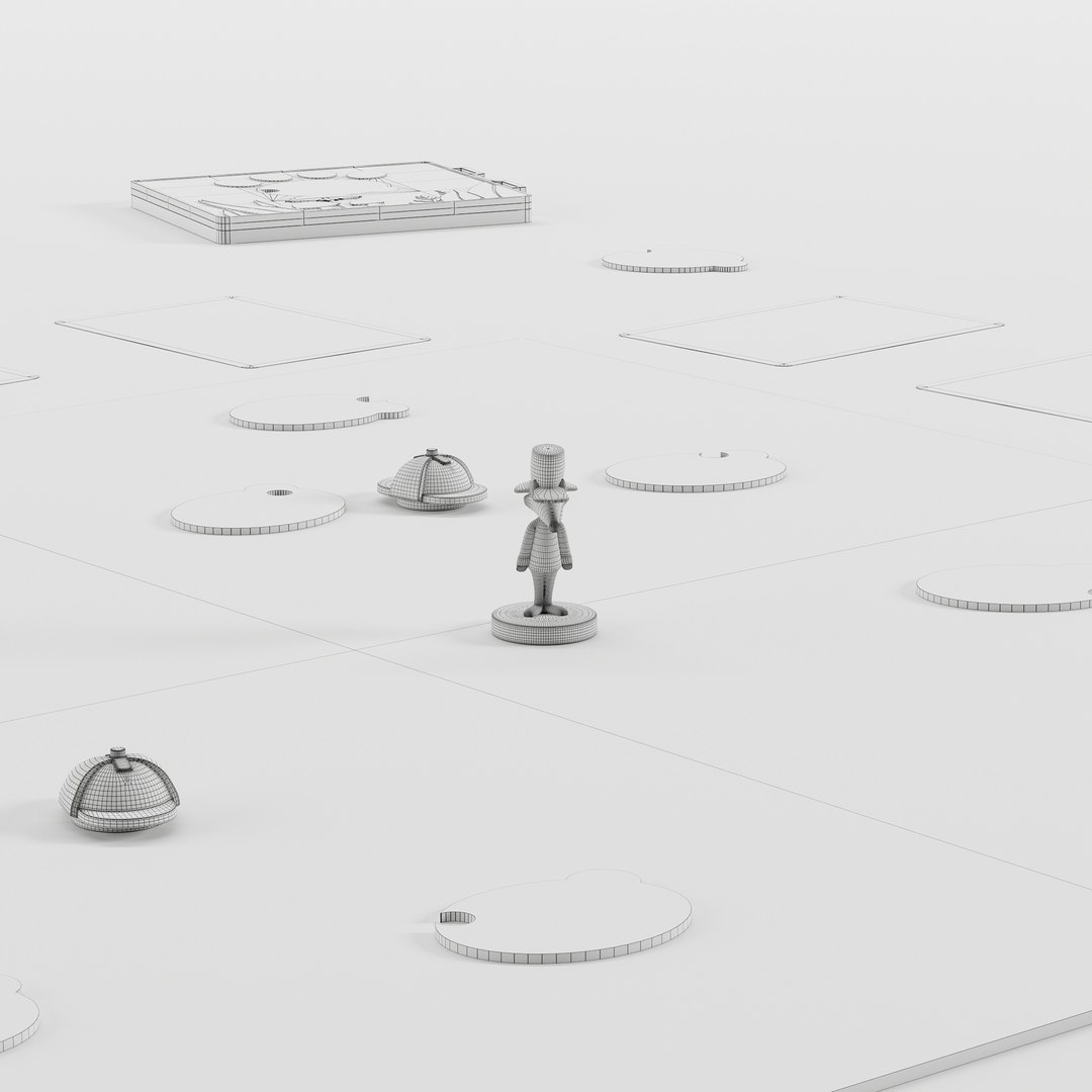 3D Model Board Game Outfoxed - TurboSquid 2056612