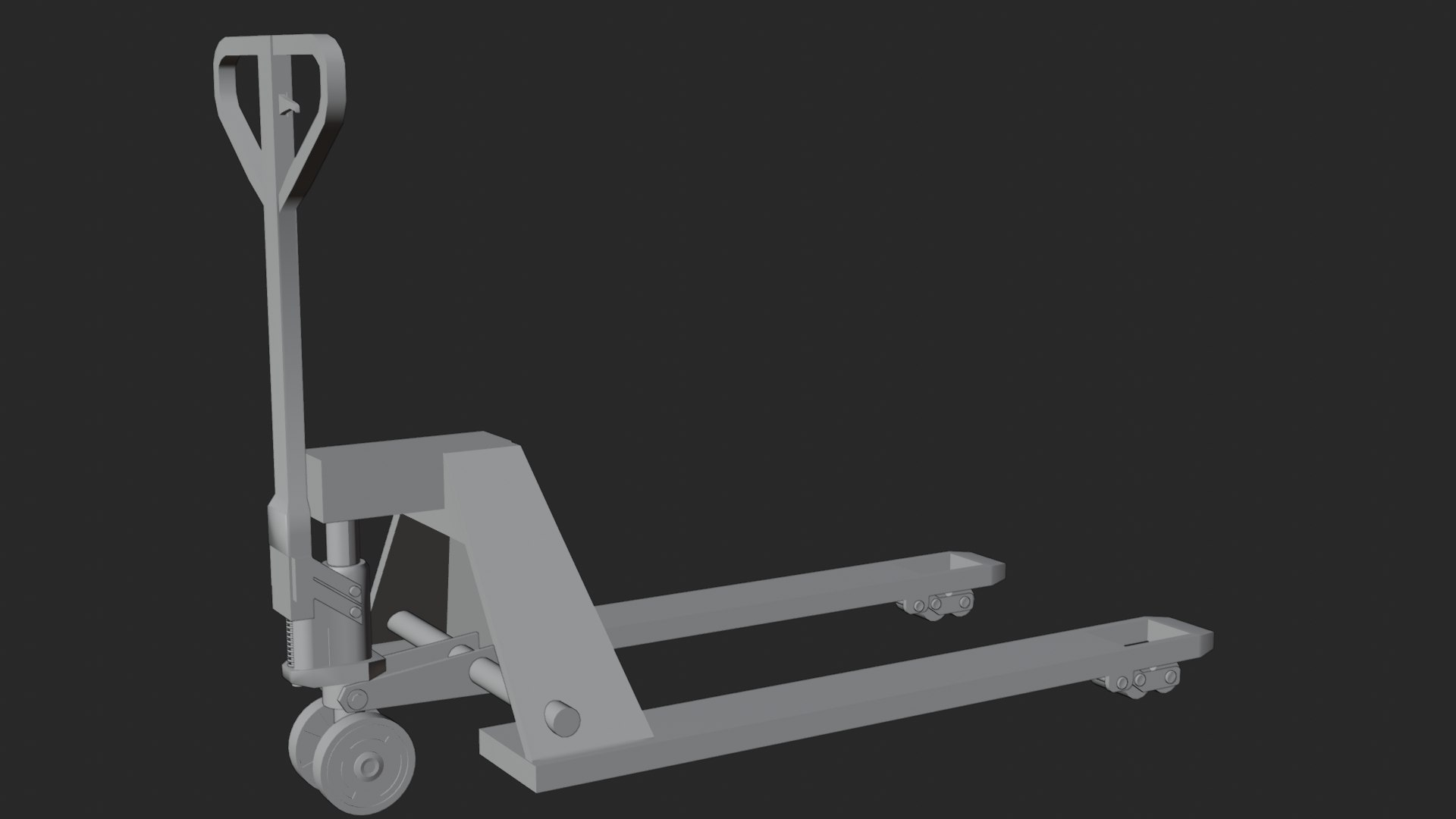 3D Pallet Truck Model - TurboSquid 2338864
