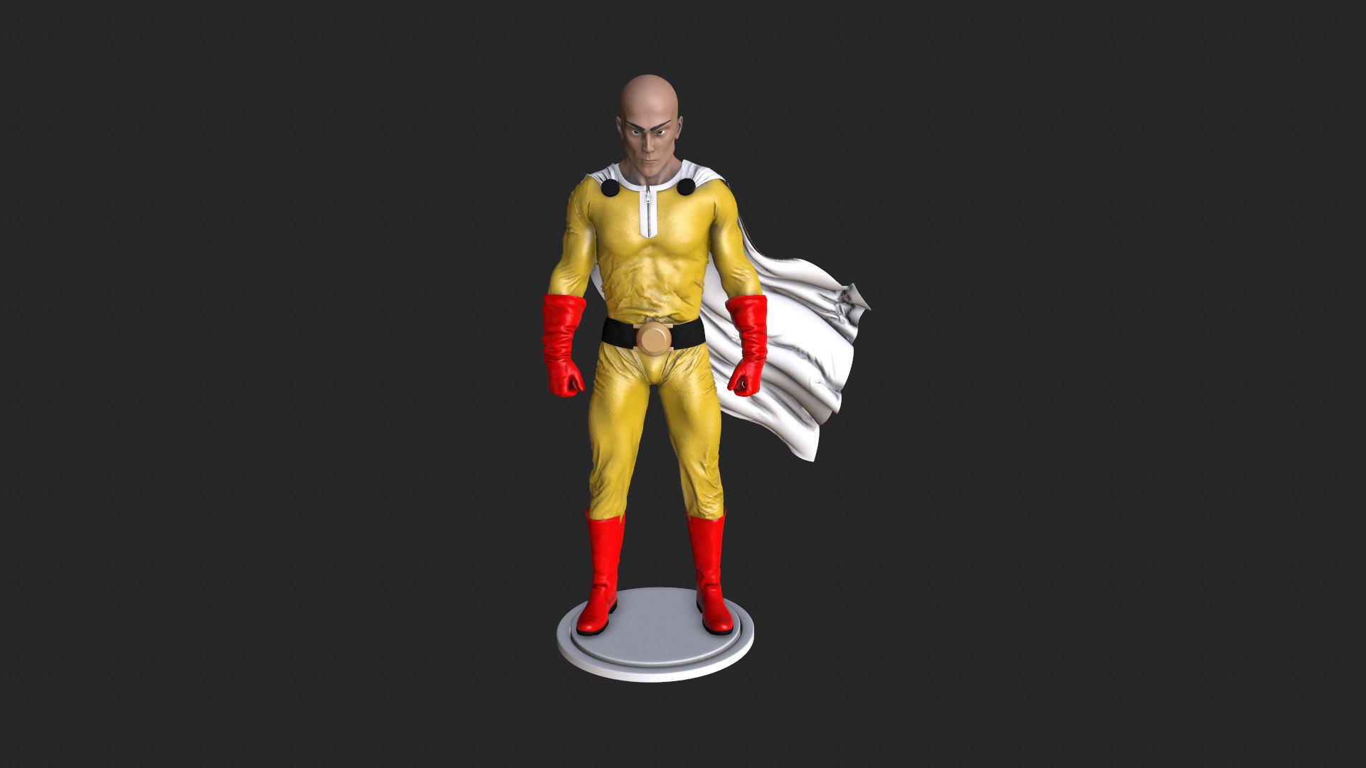3D Saitama Man Model - TurboSquid 1170327