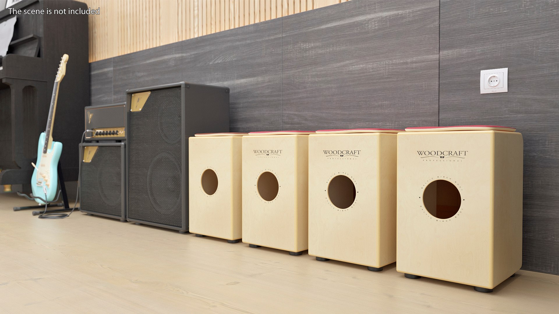 3D Traditional String Cajon Drum - TurboSquid 1682087