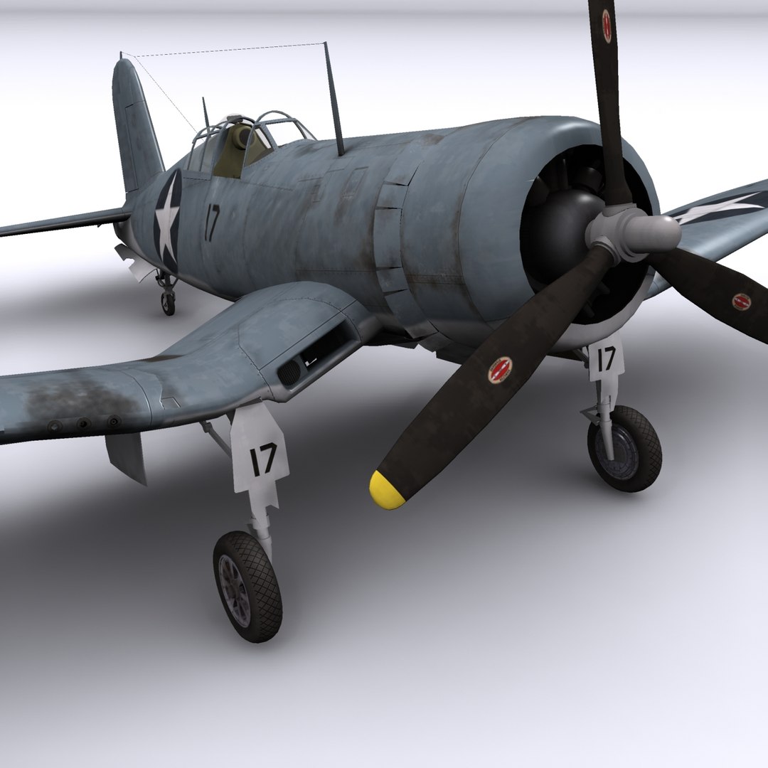3ds Max F4u Corsair Fighters Vmf