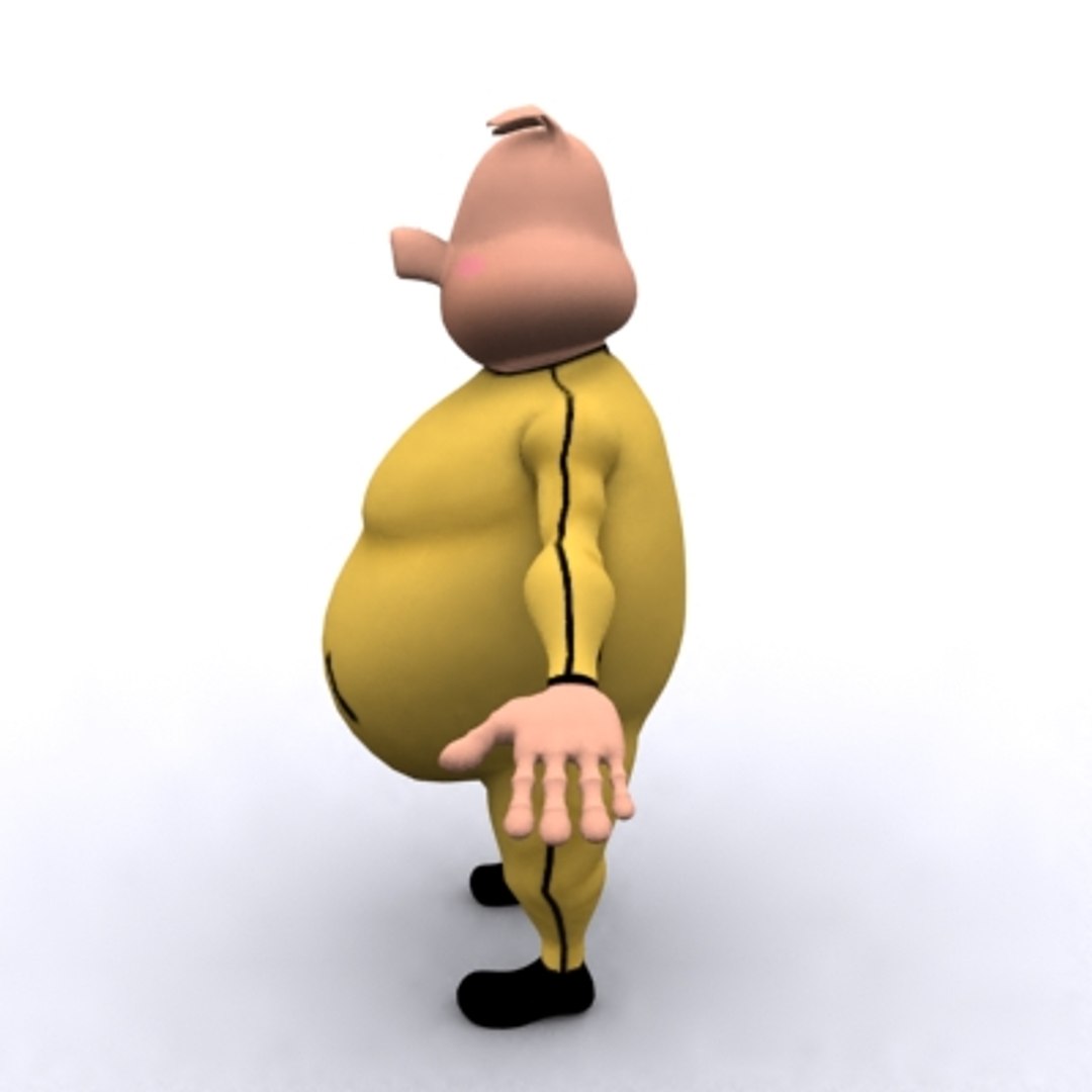 Anthropomorphic Pig 3d 3ds